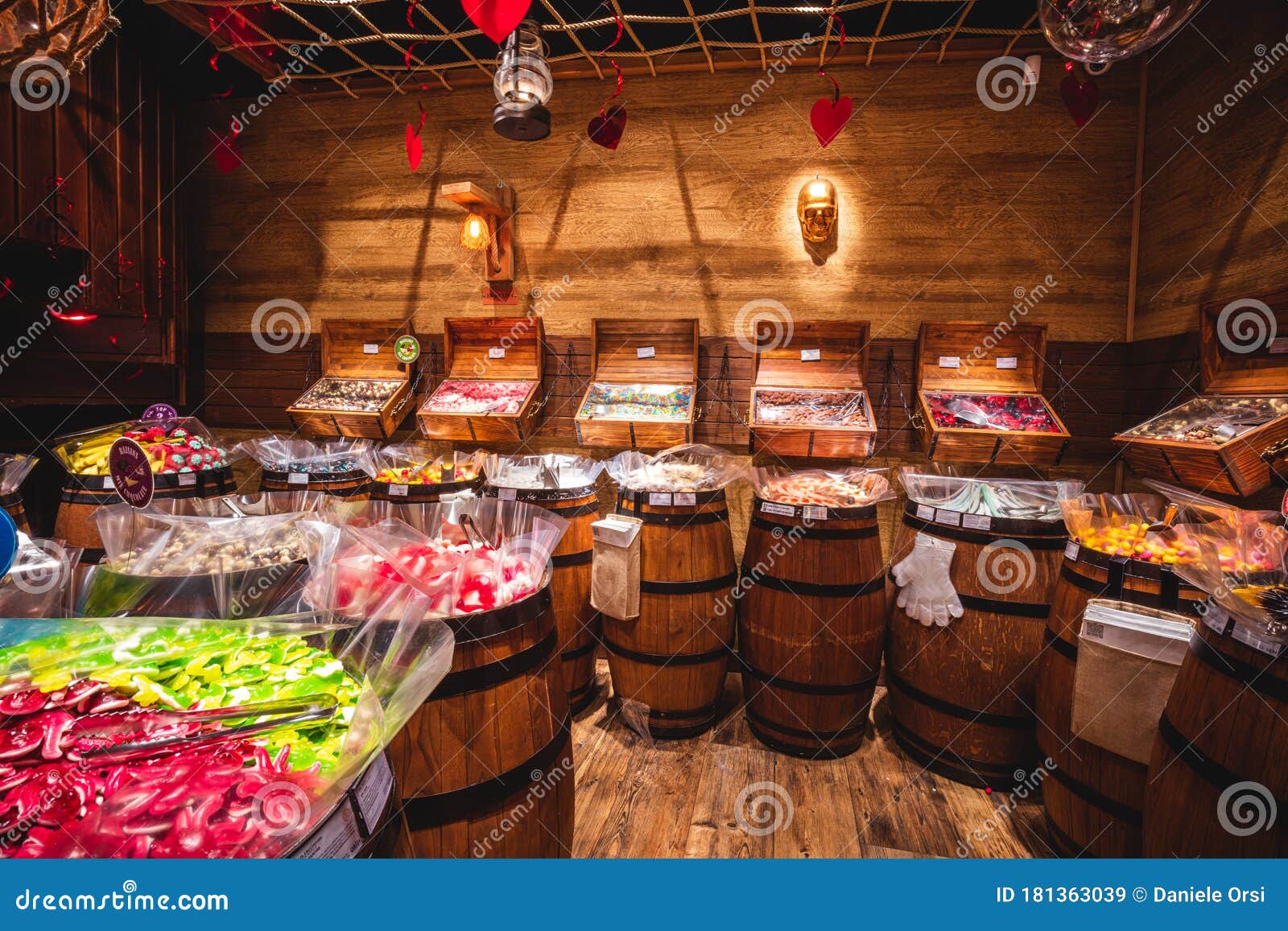 Colorful Sweets in a Candy Shop, Italy Editorial Stock Image - Image of ...