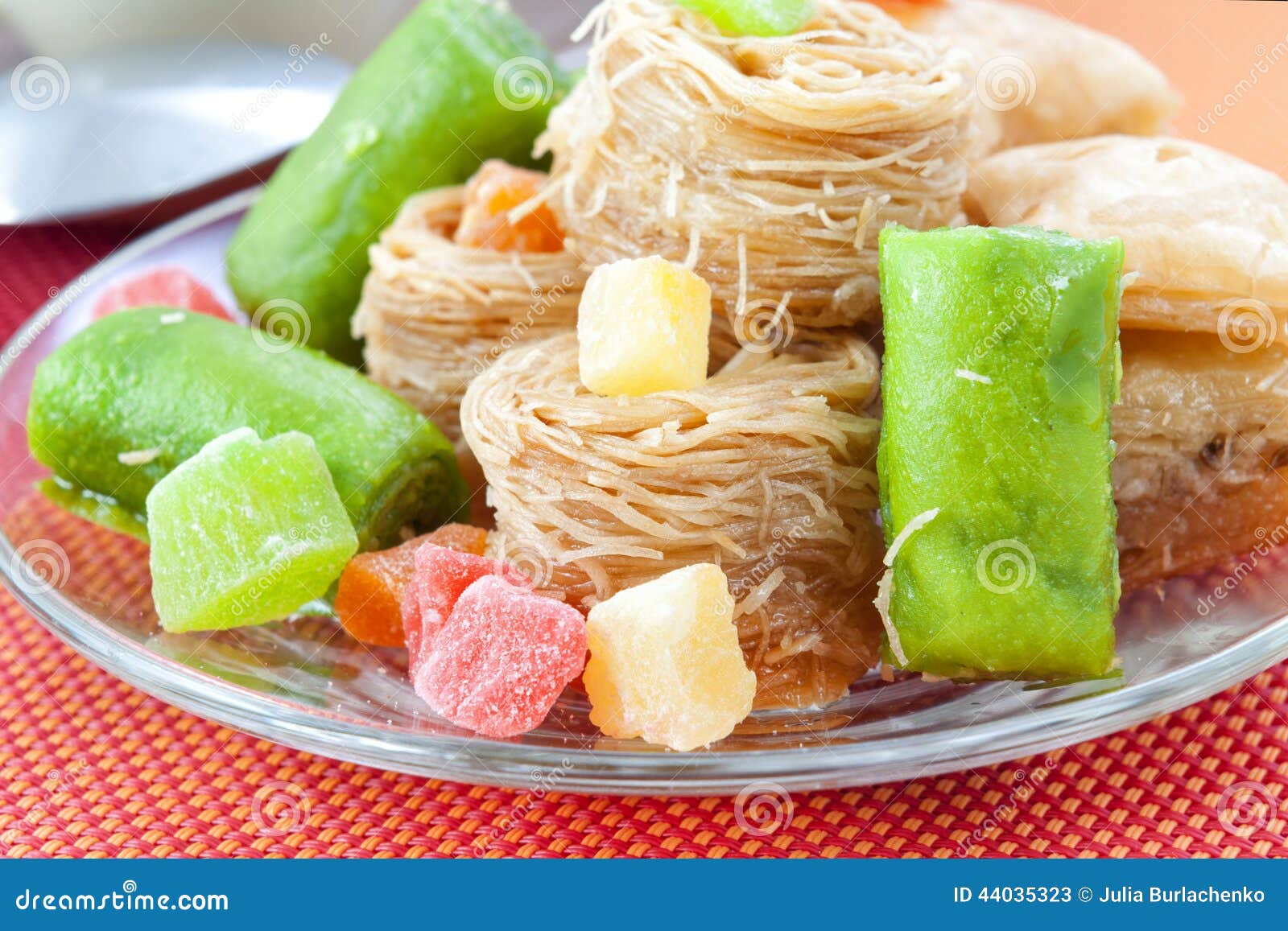 Colorful sweets stock image. Image of pistachio, east - 44035323