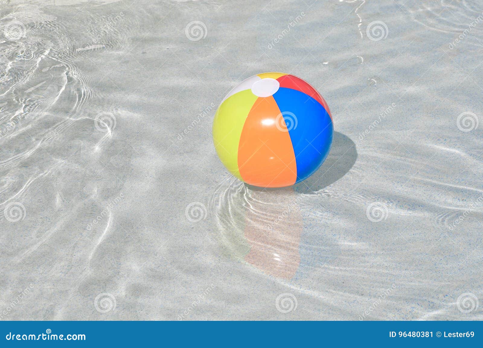 Colorful Swimming Pool Ball Stock Image - Image of float, floater: 96480381