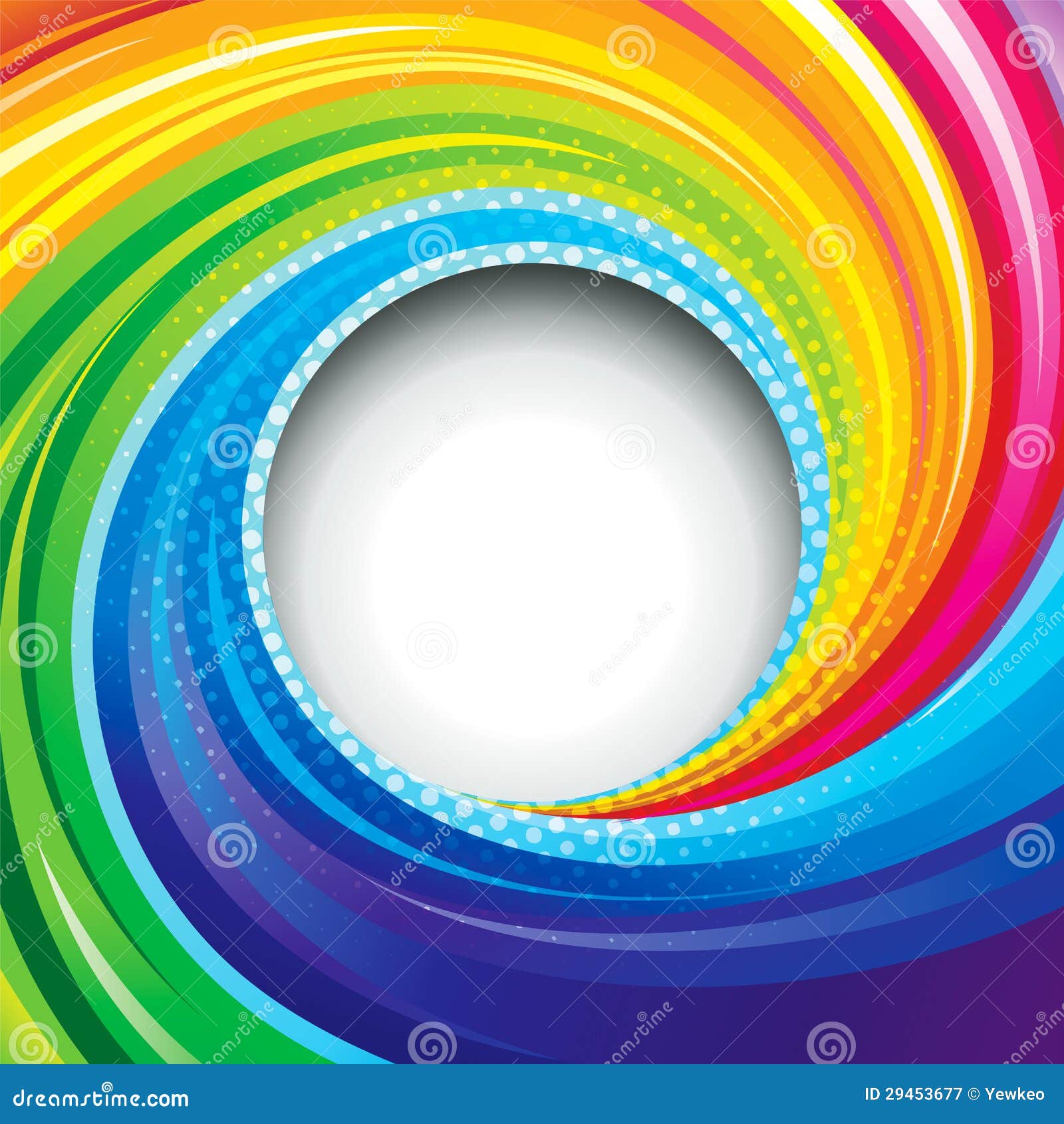 Colorful Swirl stock vector. Illustration of rainbow - 29453677