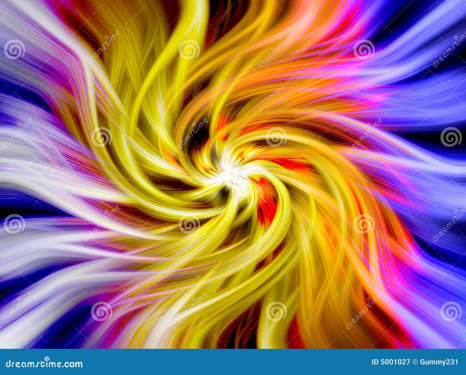 Colorful Swirl stock illustration. Illustration of digital - 5001027