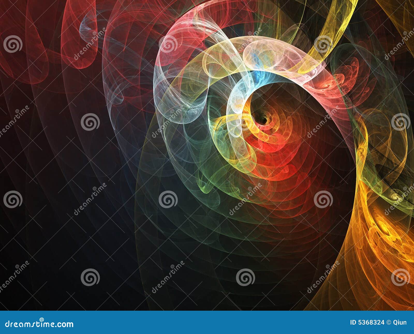 Colorful Swirl Background In Vector. Color Paint Artistic Illustration ...
