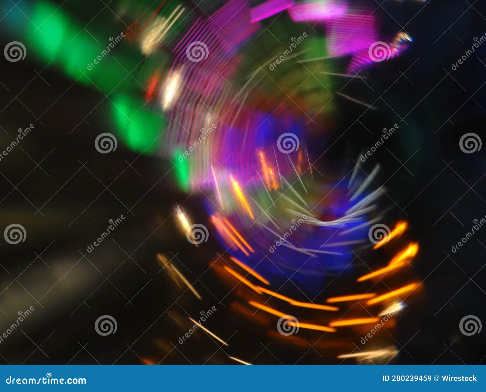 Colorful Swirl Illustration with Noise Effect Layers Stock Image ...