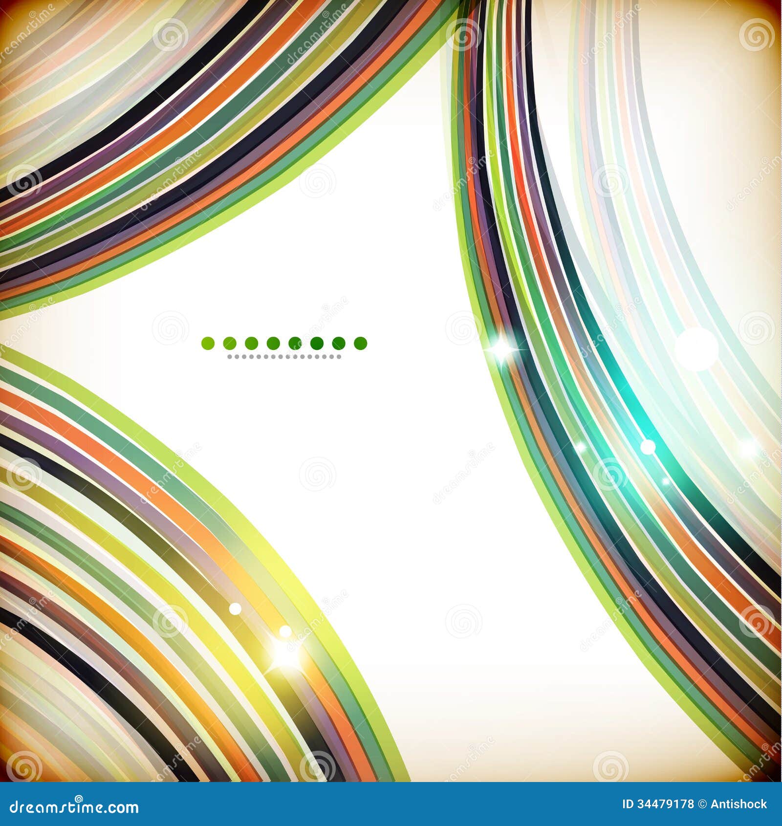 Colorful Swirl Lines Abstract Background Stock Vector - Illustration of ...