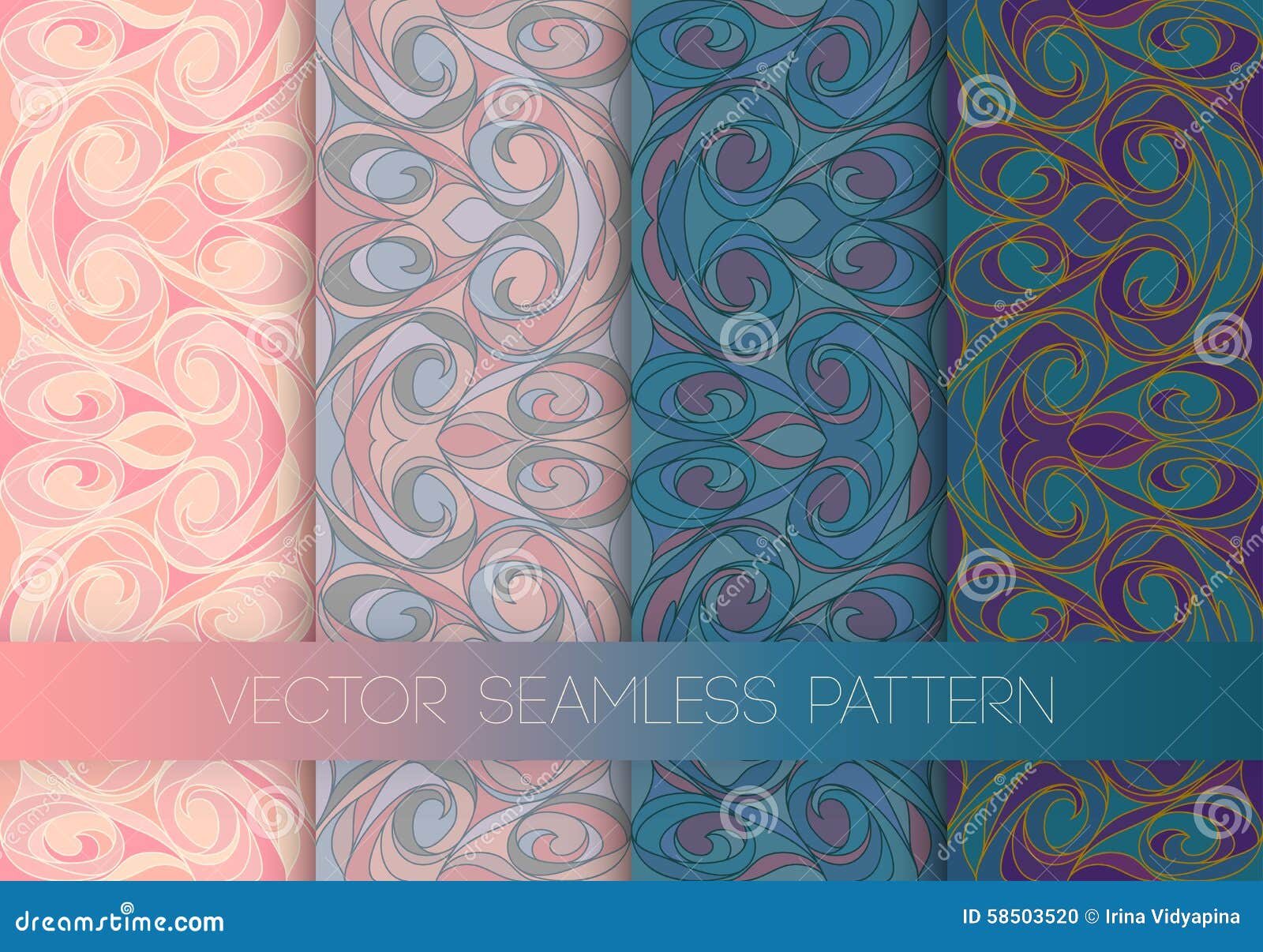 Colorful swirl pattern stock vector. Illustration of flowing - 58503520