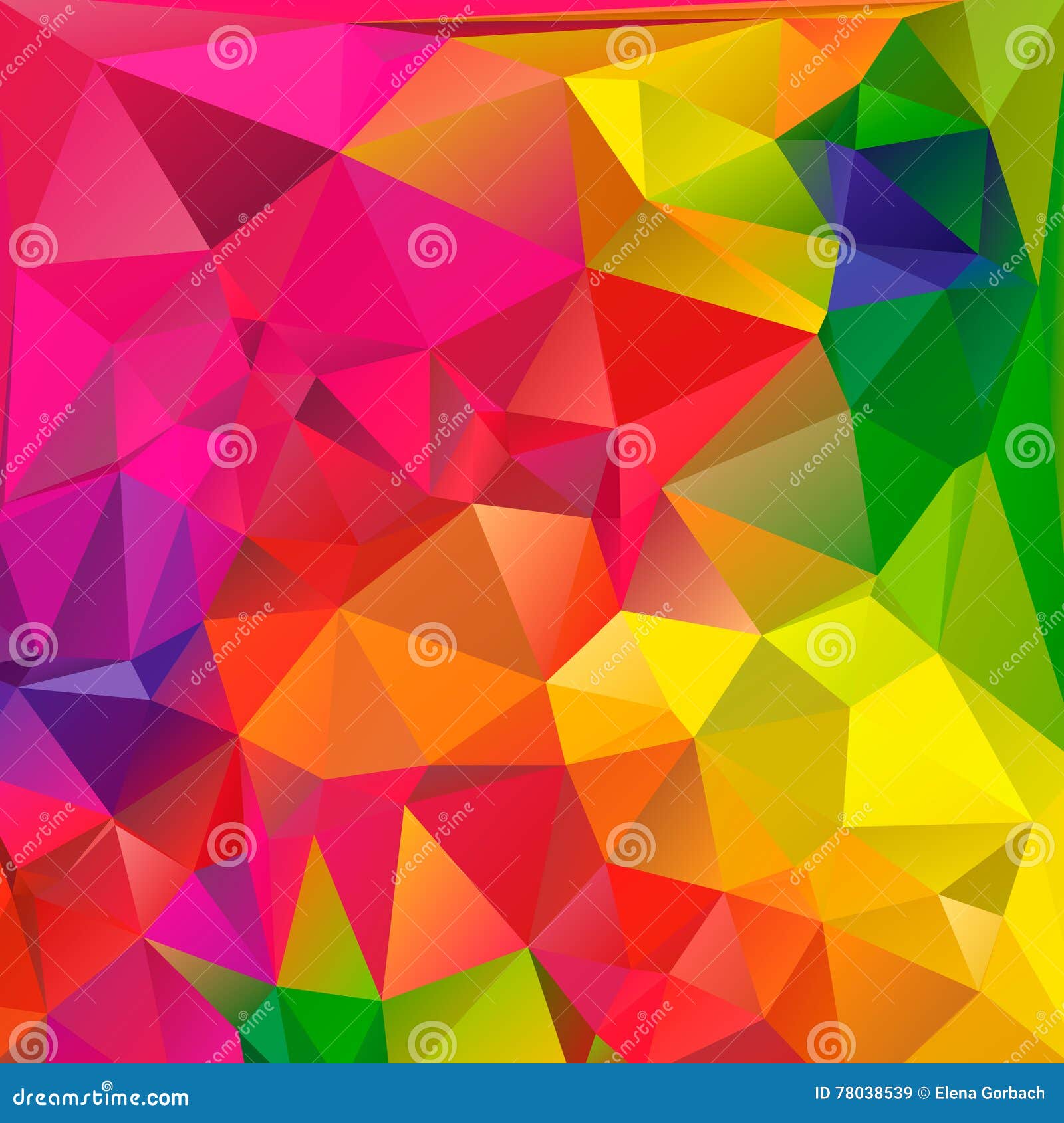 Colorful Swirl Rainbow Polygon Background. Colorful Abstract Vector ... Colorful Swirl Rainbow Polygon Background. Colorful Abstract Vector ...