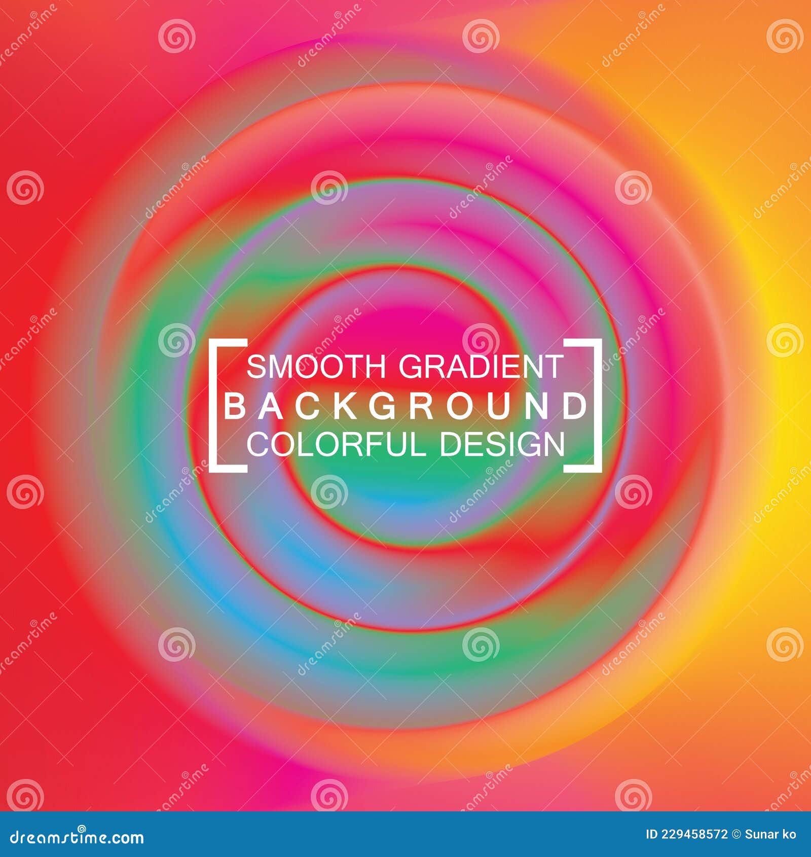 Colorful Swirl Smooth Gradient Design Abstract Background Stock Vector ...