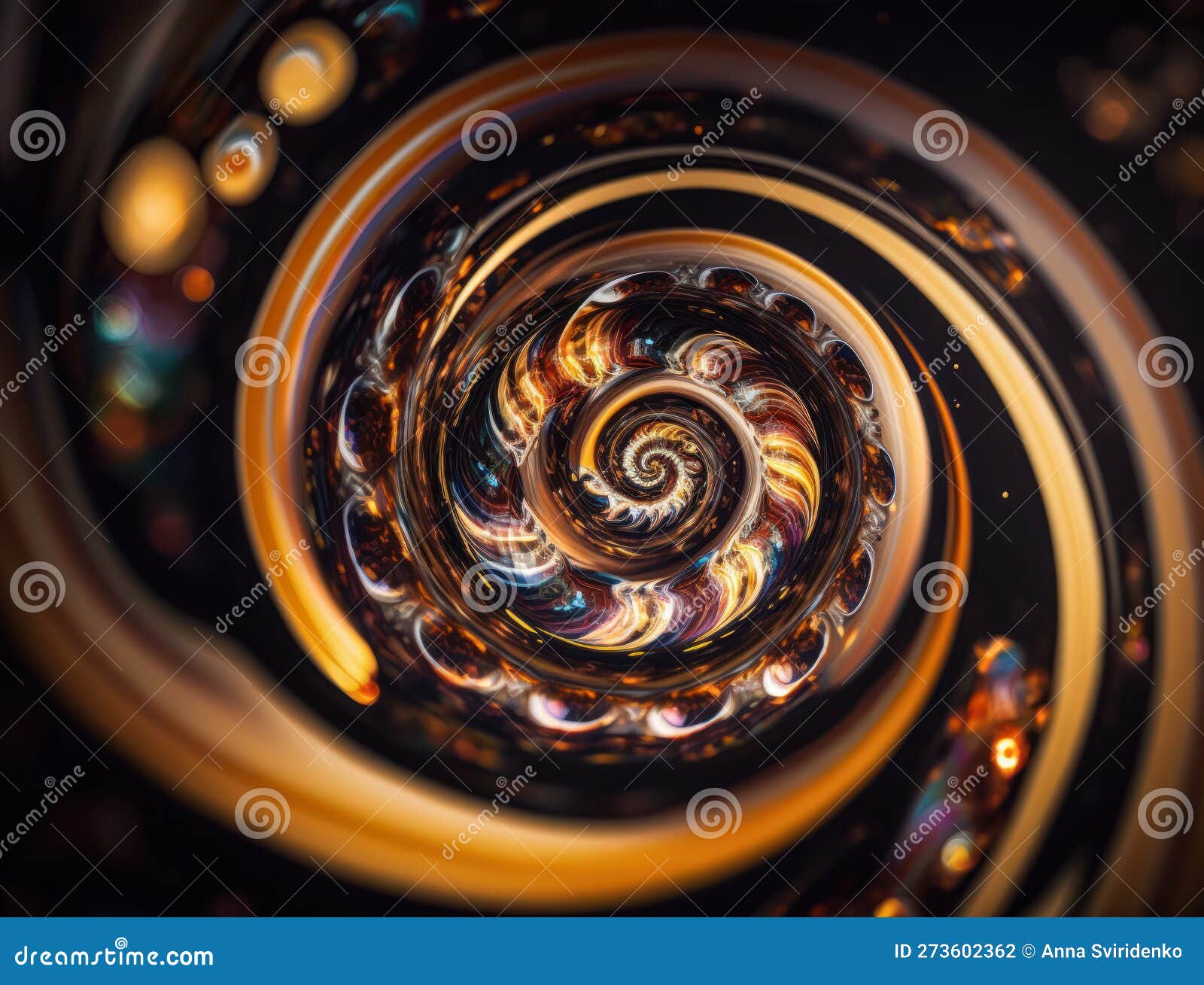 Colorful Swirling Radial Vortex Background Created with Generative AI ...