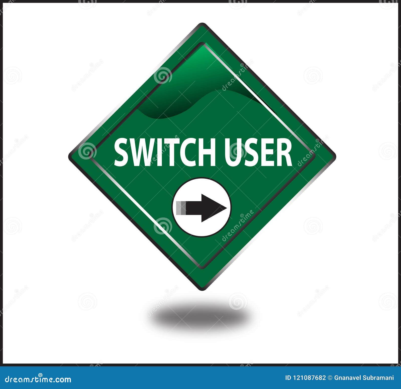 Colorful Switch User Web Button Click, Application Stock Illustration ...