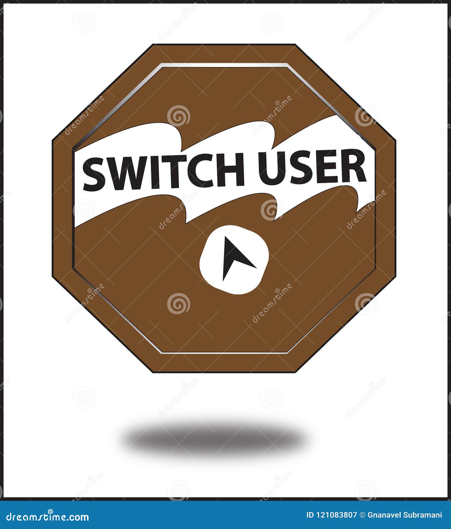 Colorful Switch User Web Button Click, Application Stock Illustration ...