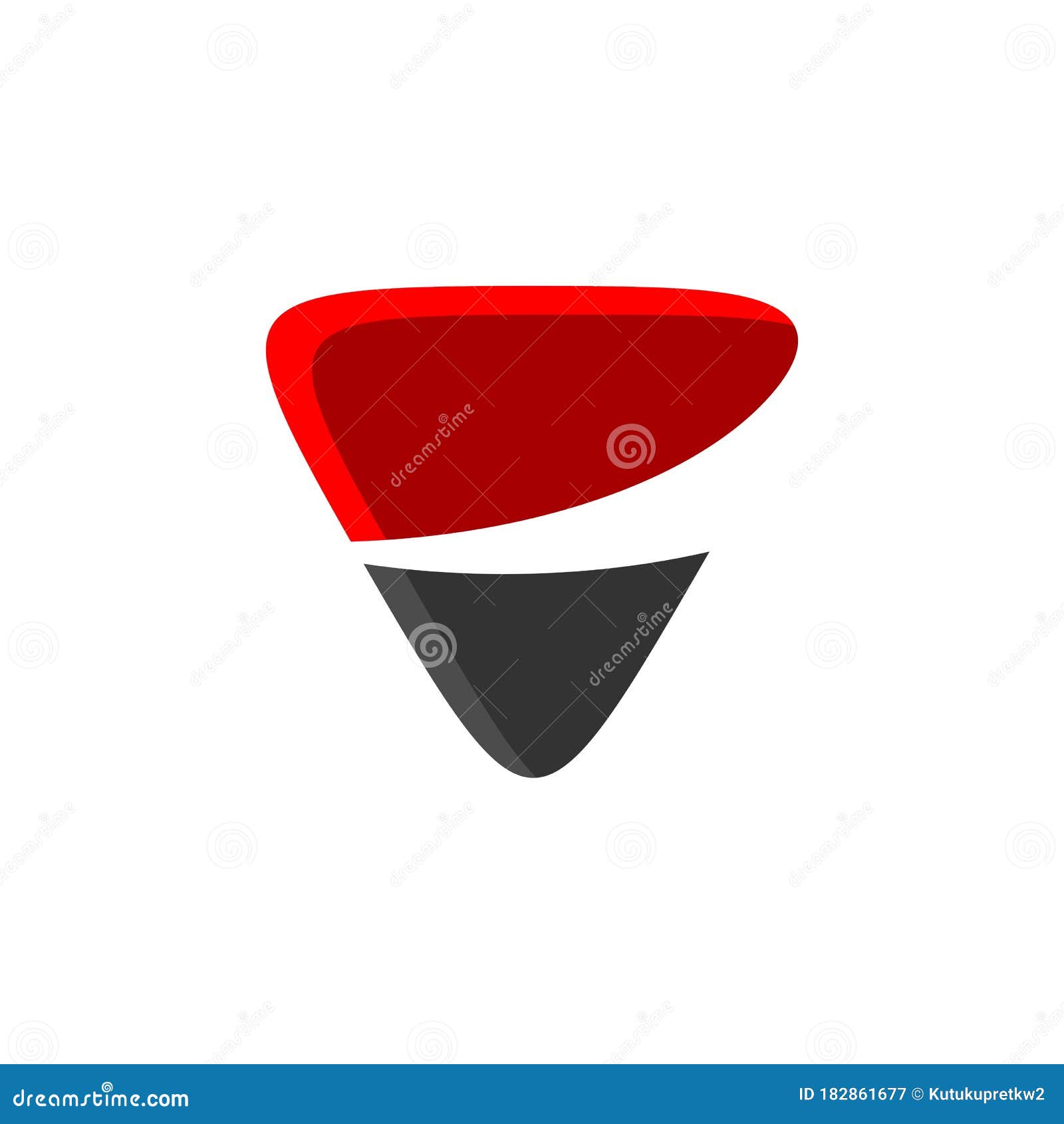 Colorful Swoosh Triangle Abstract Logo Template Illustration Design ...