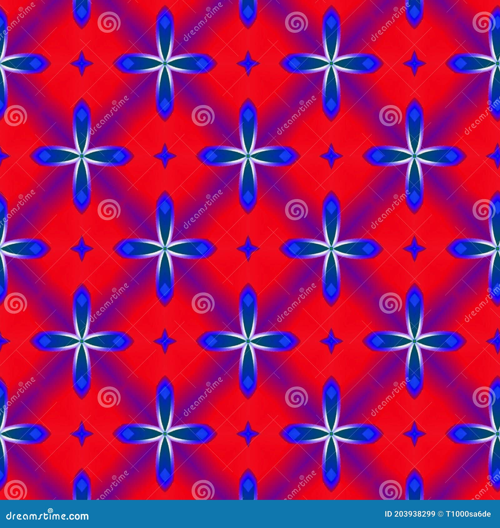 Colorful Symmetrical Repeating Patterns for Textiles, Ceramic Tiles ...