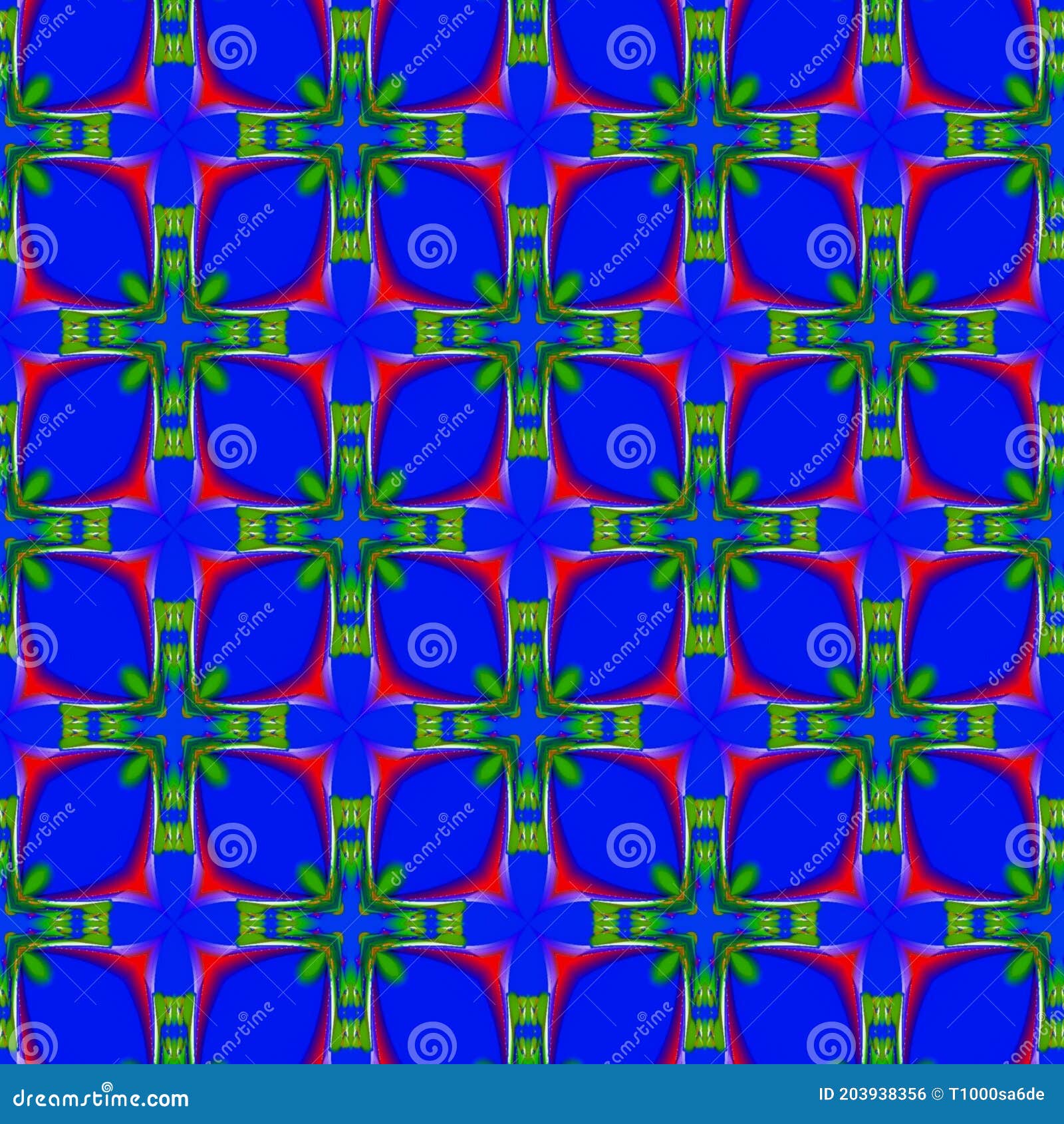 Colorful Symmetrical Repeating Patterns for Textiles, Ceramic Tiles ...