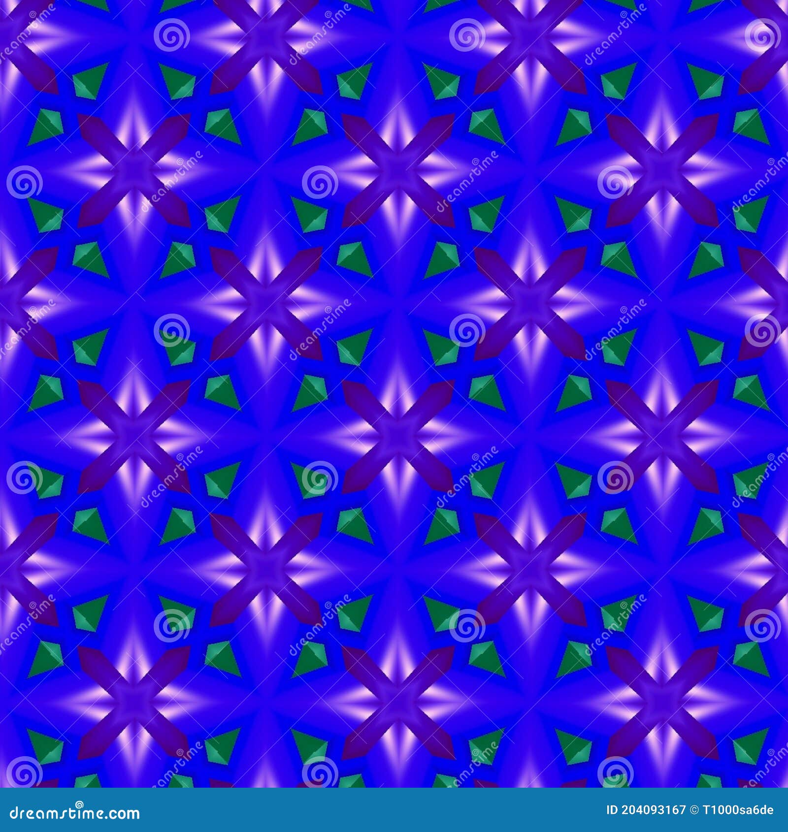 Colorful Symmetrical Repeating Patterns for Textiles, Ceramic Tiles ...