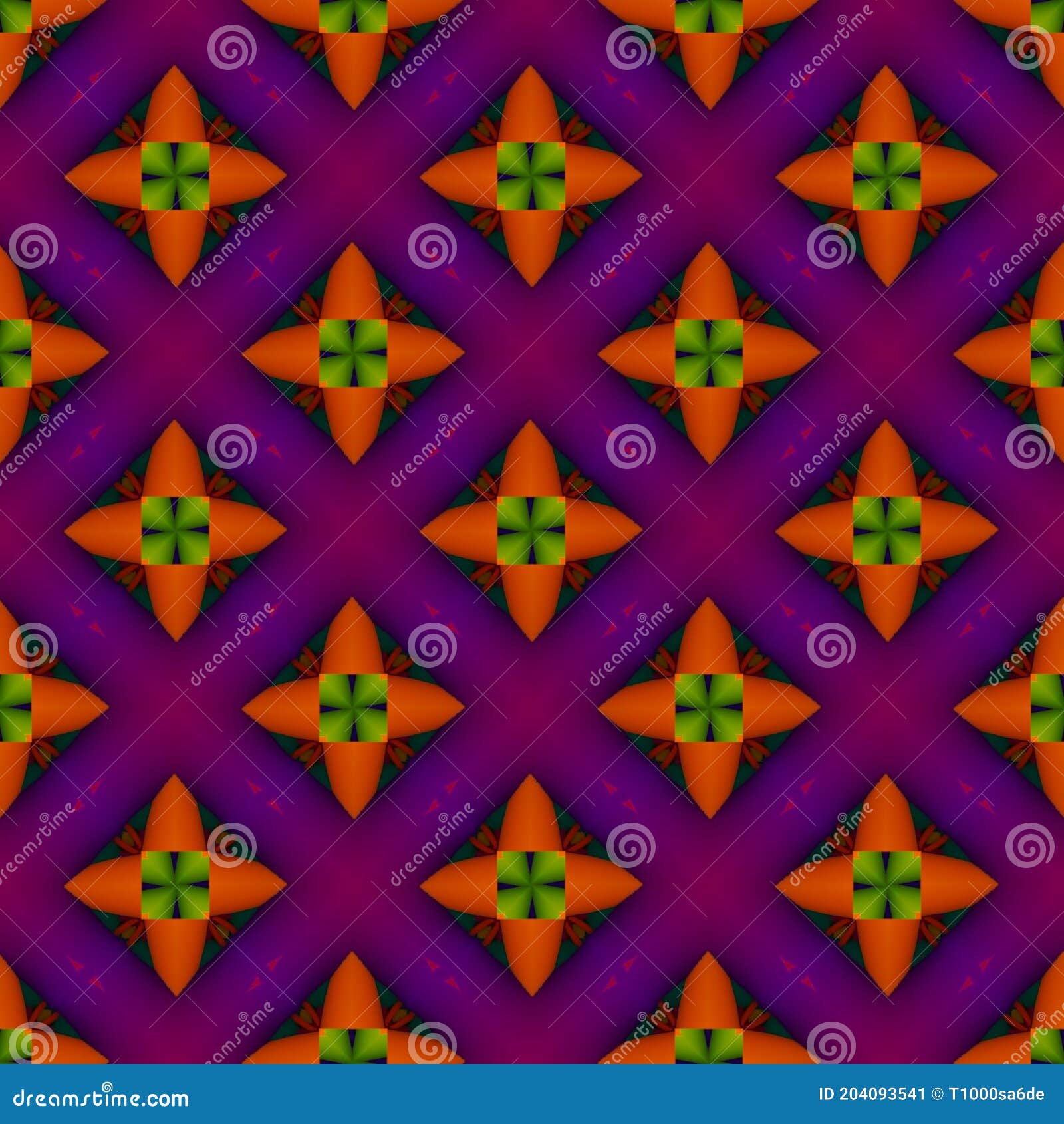 Colorful Symmetrical Repeating Patterns for Textiles, Ceramic Tiles ...