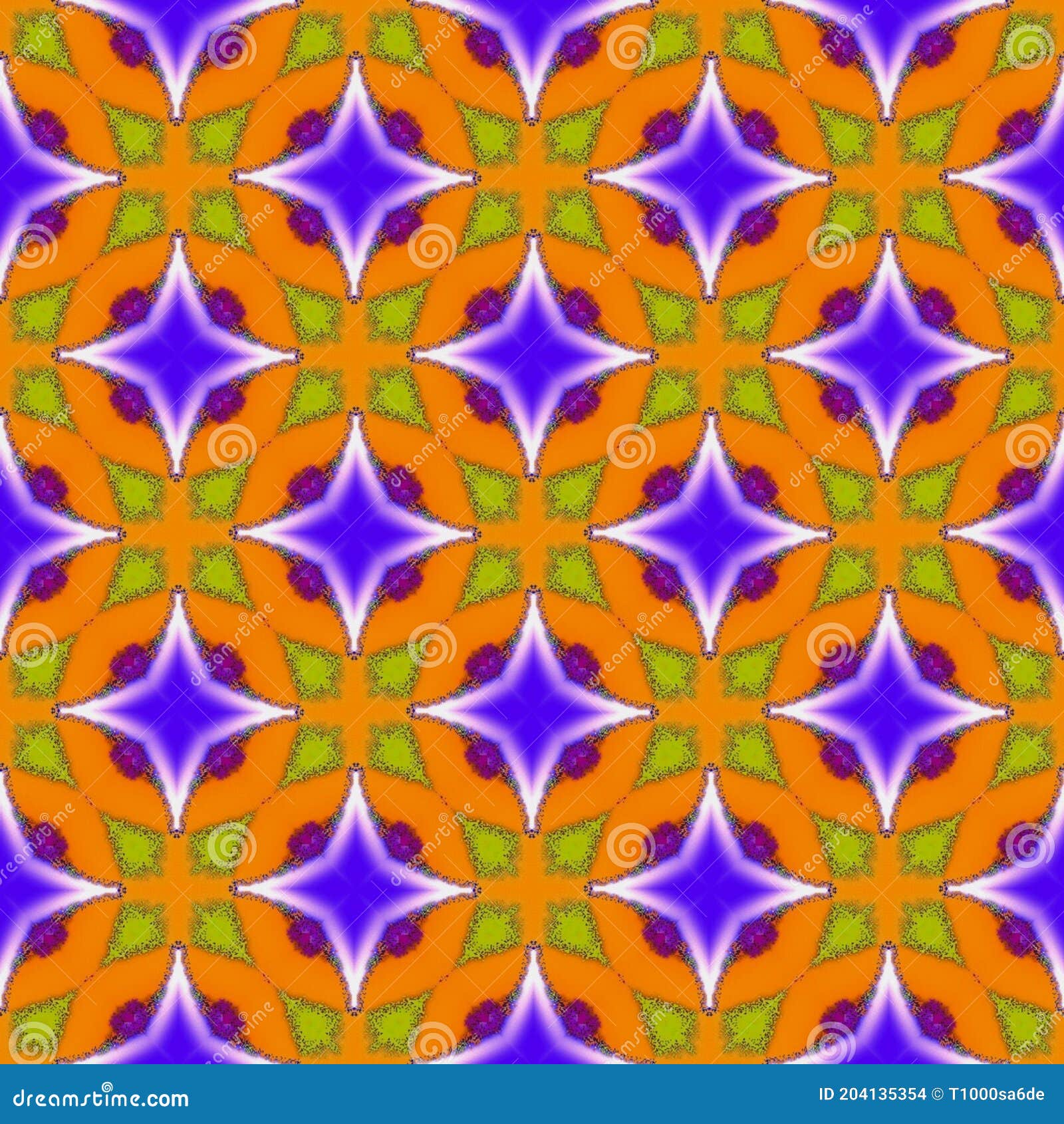 Colorful Symmetrical Repeating Patterns for Textiles, Ceramic Tiles ...