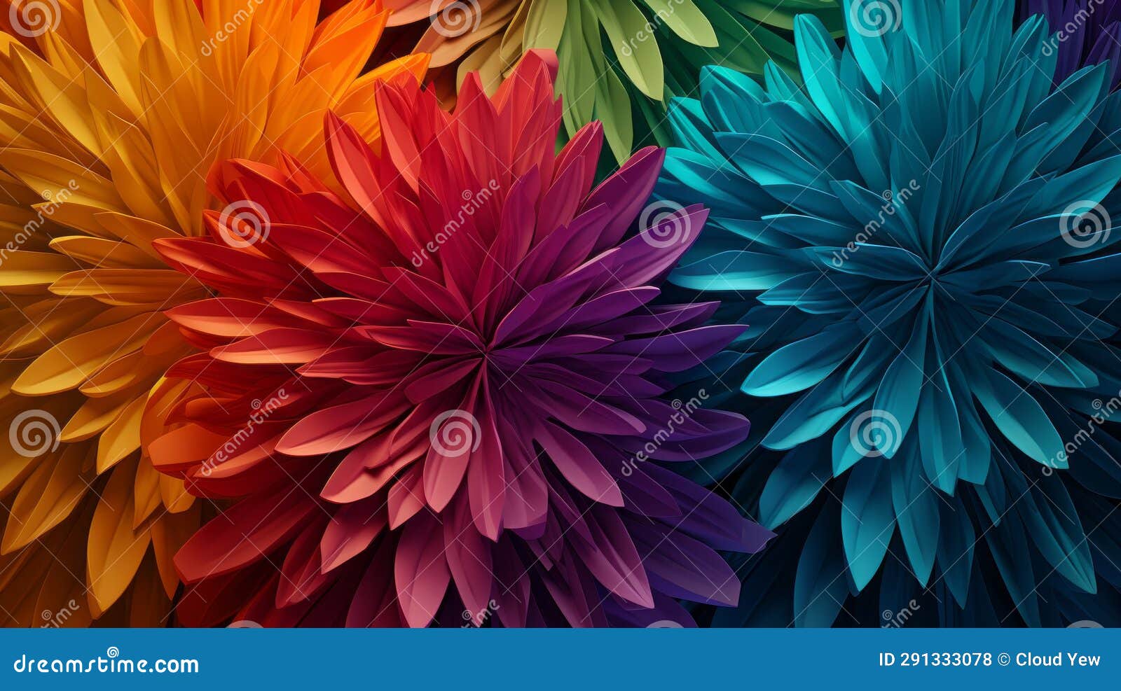 Colorful Symphony of Details Stock Illustration - Illustration of ...