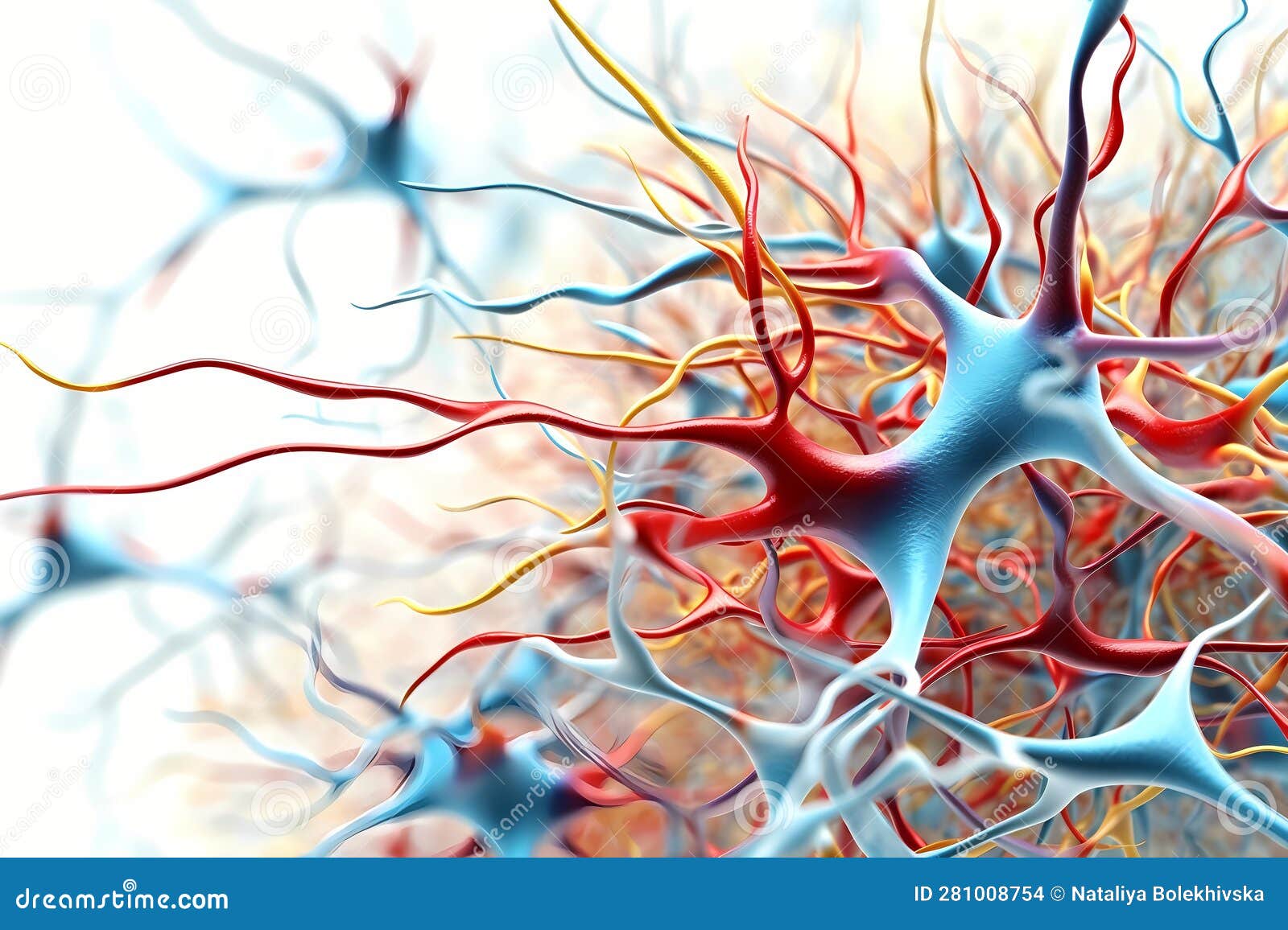 Colorful Synapses of Neural Communication in the Human Brain. the Human ...