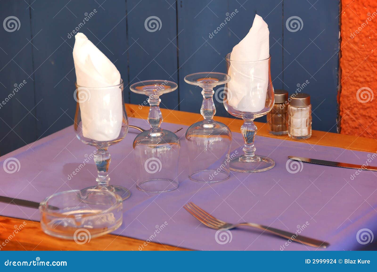 Colorful table setting stock photo. Image of porcelain - 2999924