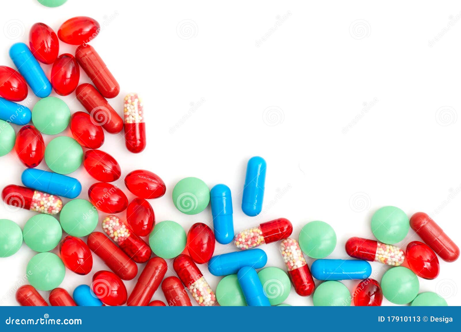 Colorful Tablets with Capsules Stock Image - Image of colorful, concept ...