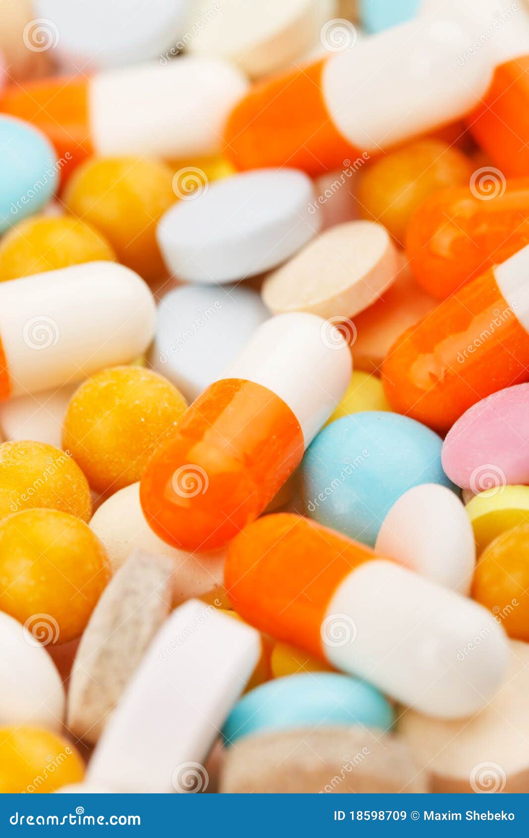 Colorful Tablets with Capsules Stock Image - Image of healthcare, pain ...