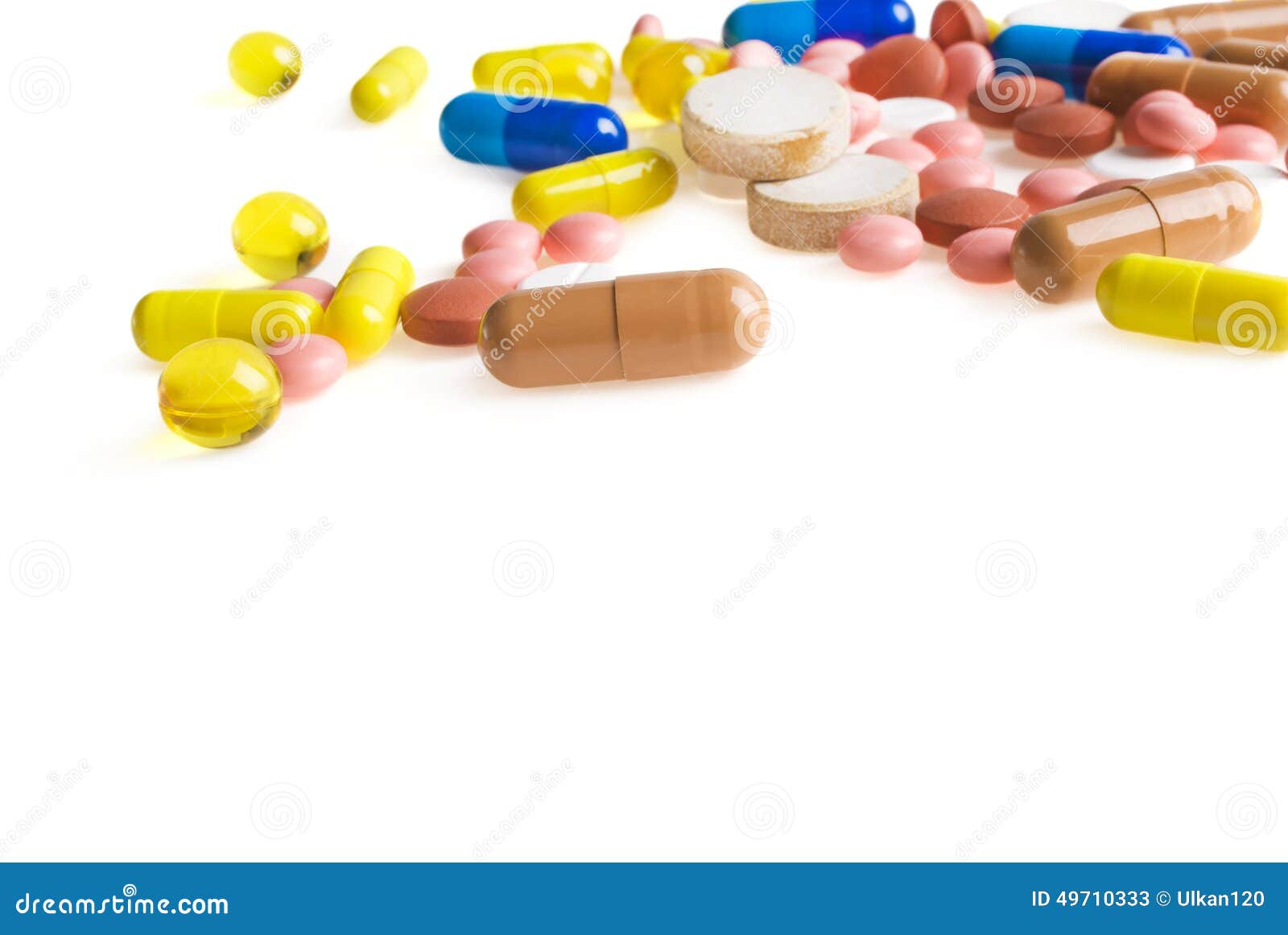 Colorful Tablets with Capsules Stock Image - Image of help, medicament ...