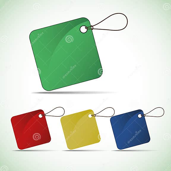 Colorful tag designs stock vector. Illustration of color - 20762791