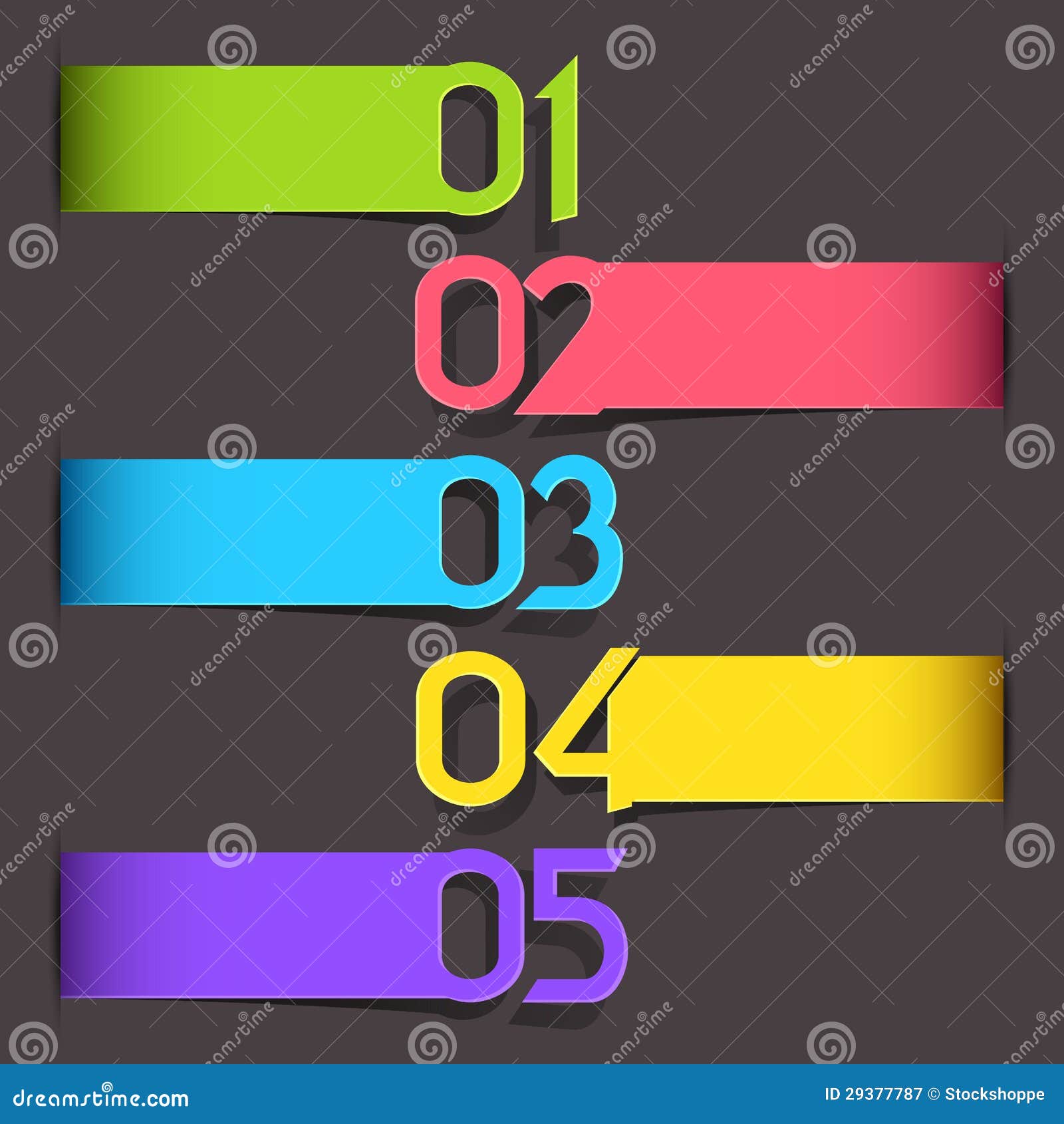Colorful Tag for Different Choice Stock Vector - Illustration of ...