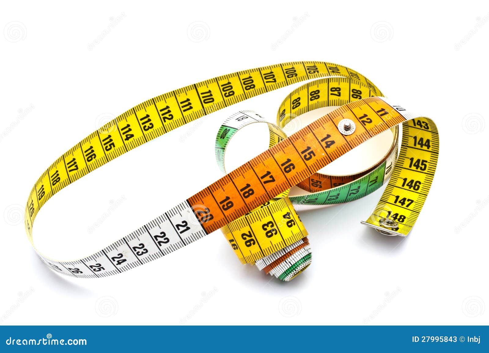 Colorful tape measure stock image. Image of height, length - 27995843