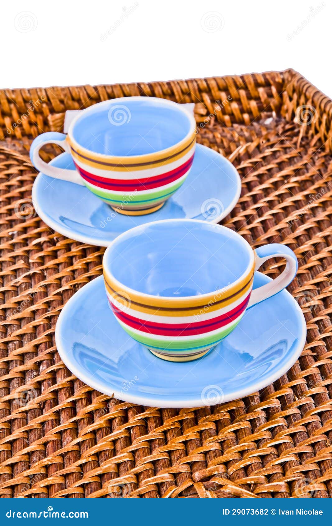 Colorful tea cups stock photo. Image of orange, cups - 29073682