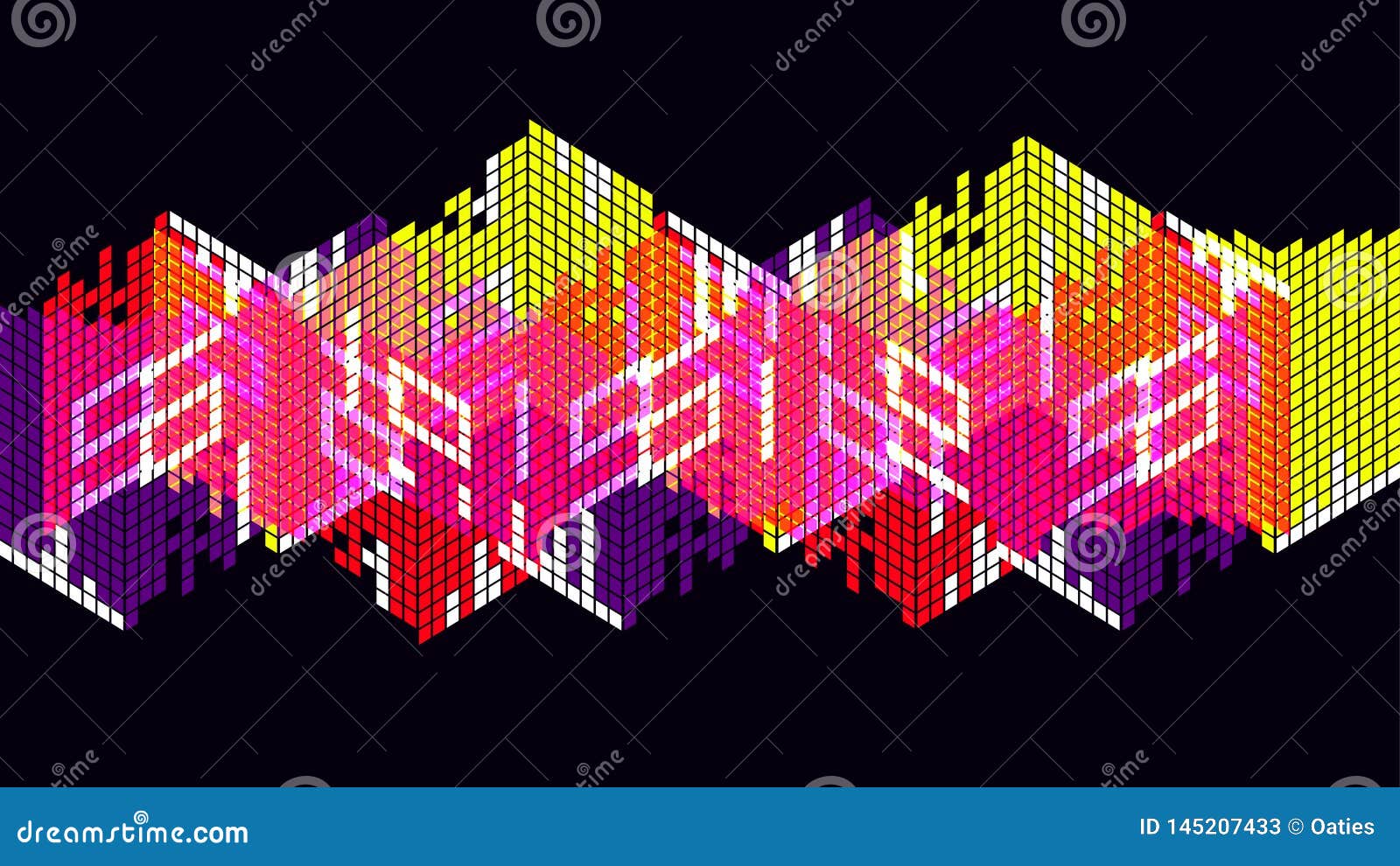 Colorful Tech Digital Abstract Background Stock Vector - Illustration ...