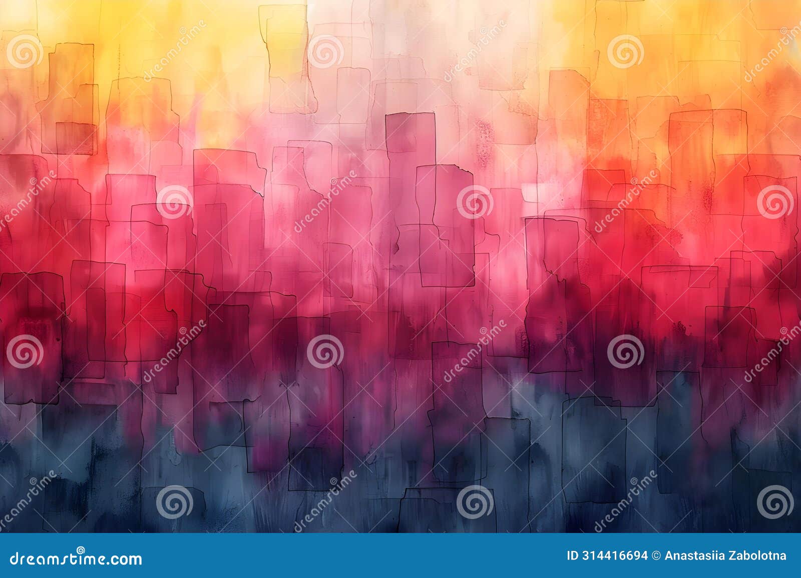 Concept TechInspired, Watercolor, Colorful, Matrix Colorful ...