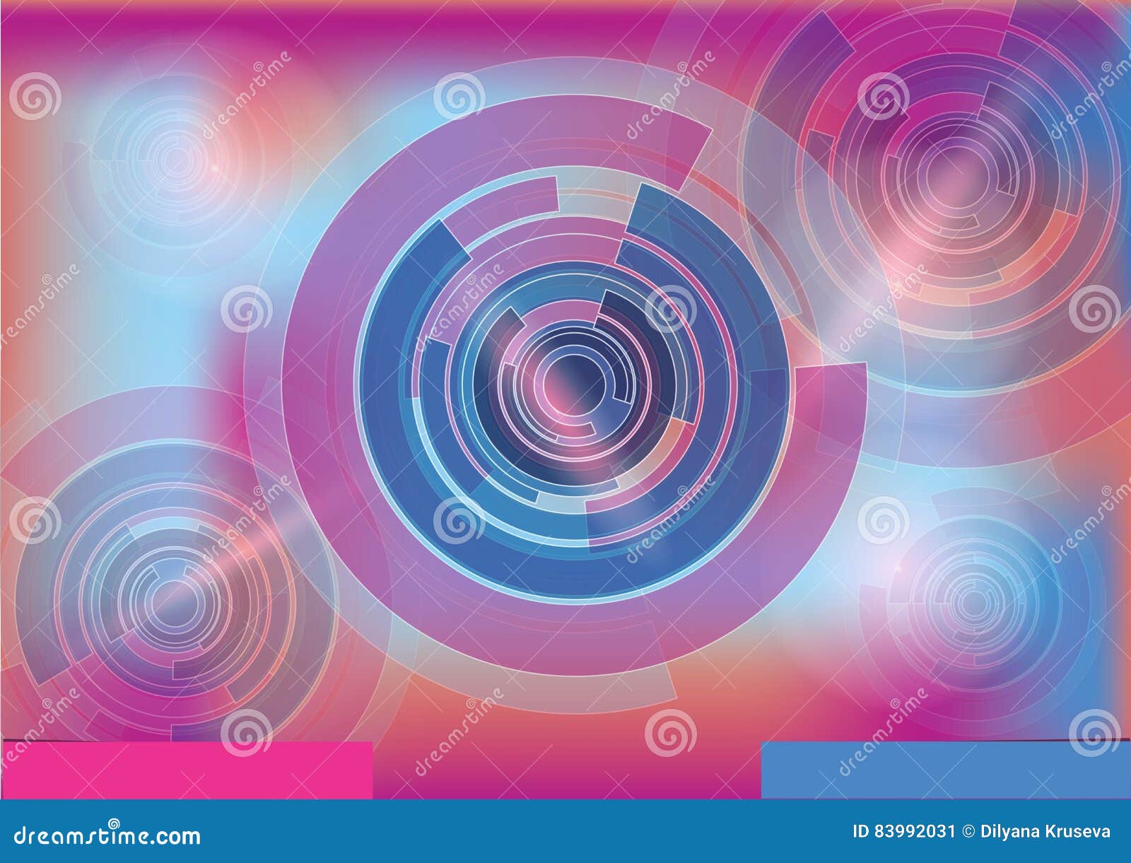 Colorful Technical Background Stock Illustration - Illustration of ...