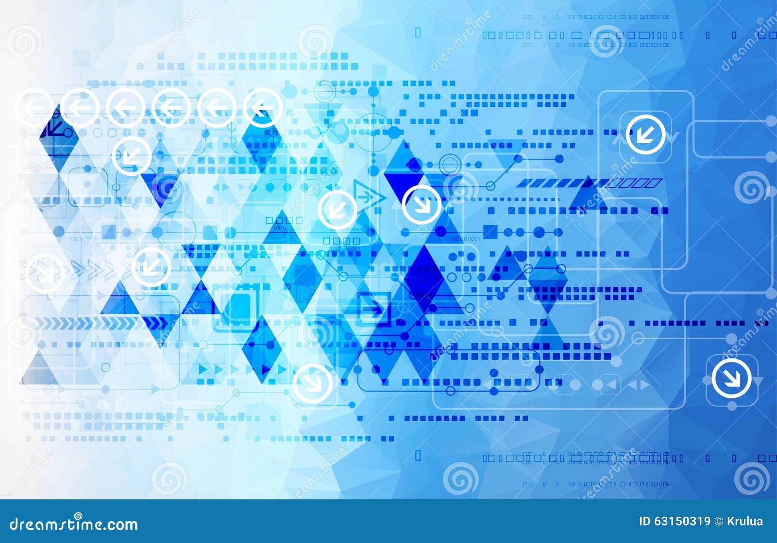 Colorful Technology Background. Stock Vector - Illustration of abstract ...