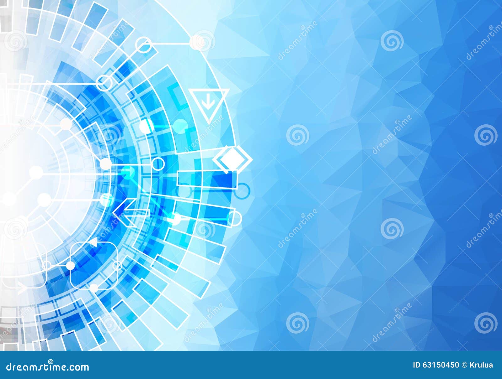 Colorful Technology Background. Stock Vector - Illustration of ...