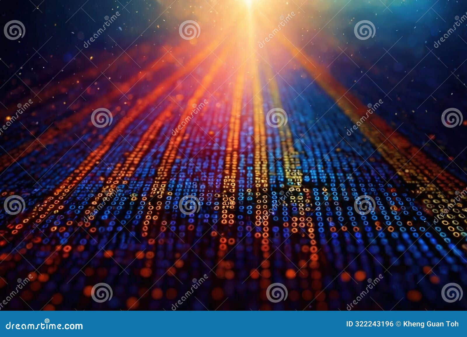Colorful Technology Binary Matrix Code Abstract Wallpaper Patern ...