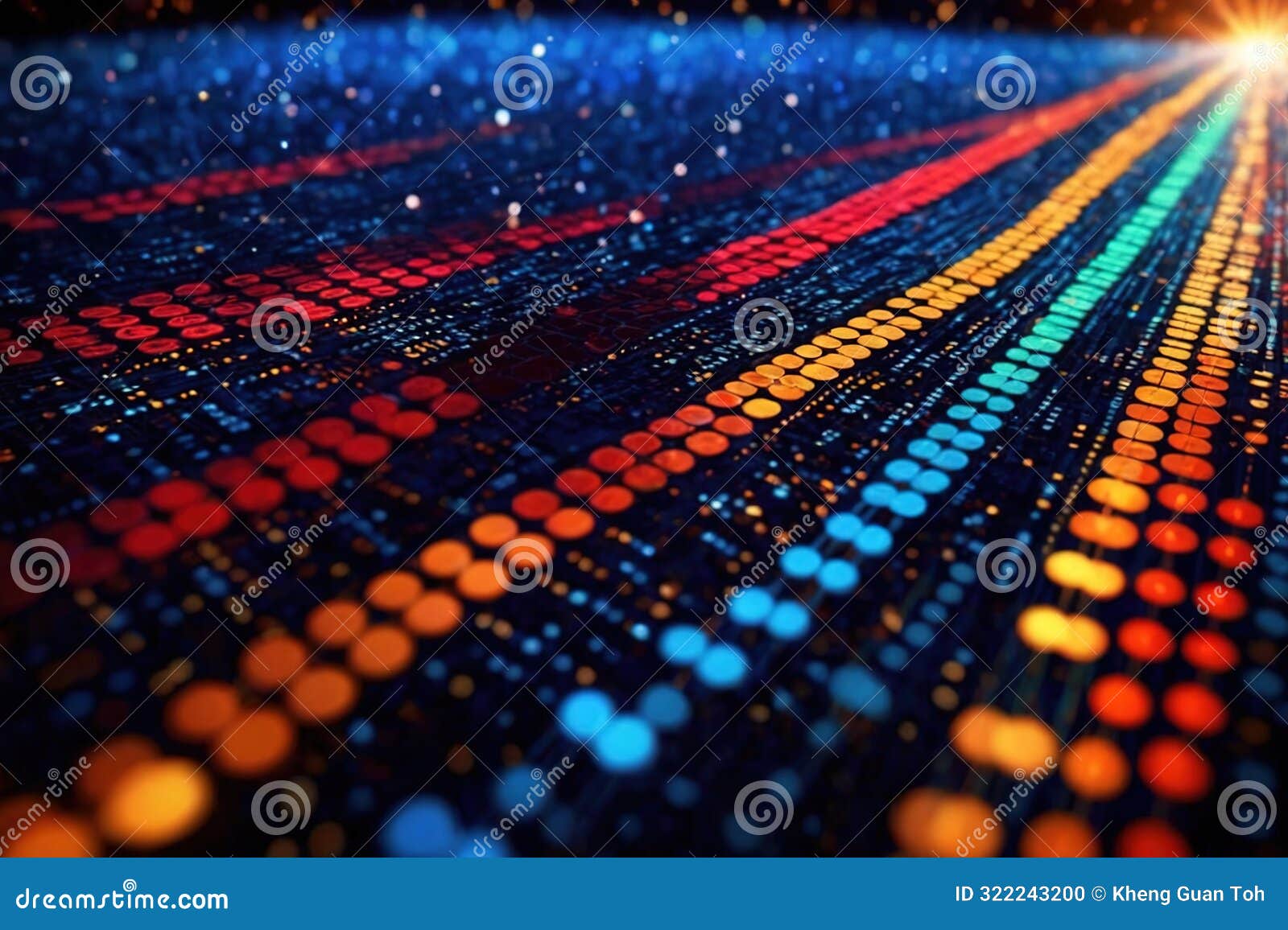 Colorful Technology Binary Matrix Code Abstract Wallpaper Patern ...