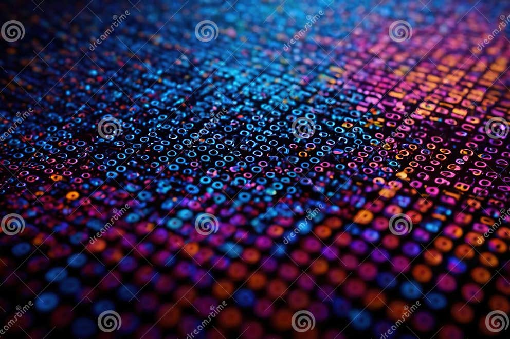 Colorful Technology Binary Matrix Code Abstract Wallpaper Patern ...