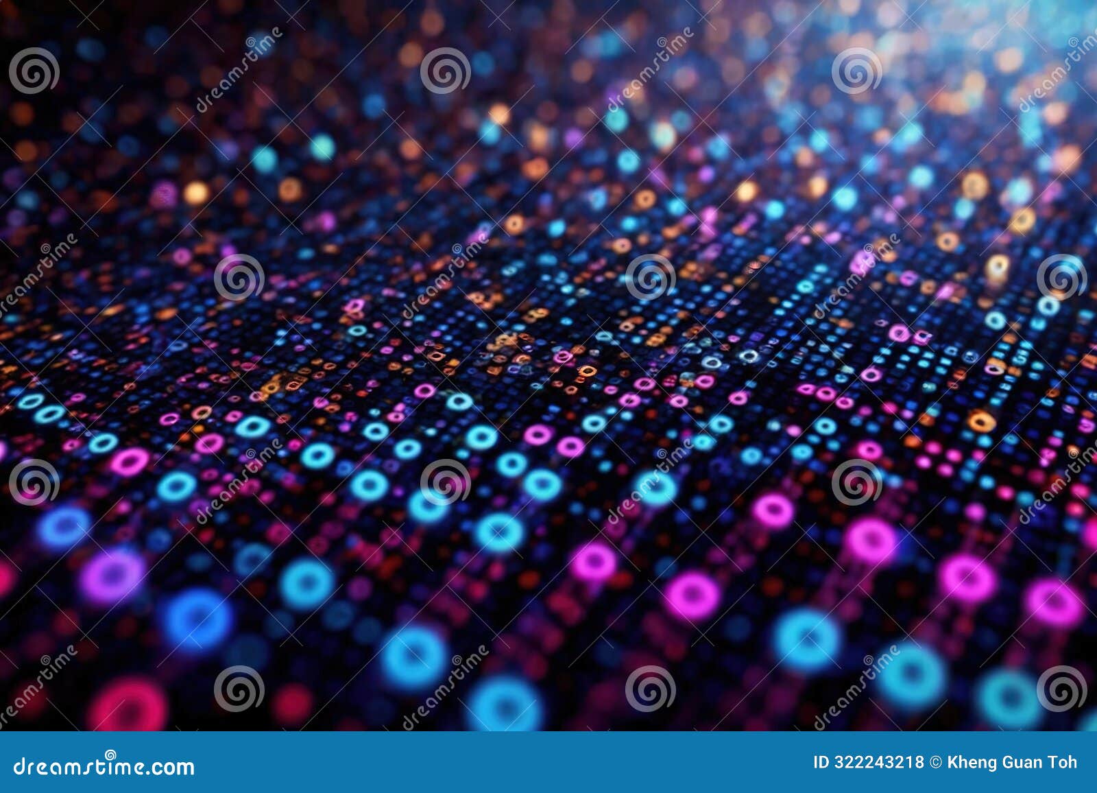 Colorful Technology Binary Matrix Code Abstract Wallpaper Patern ...