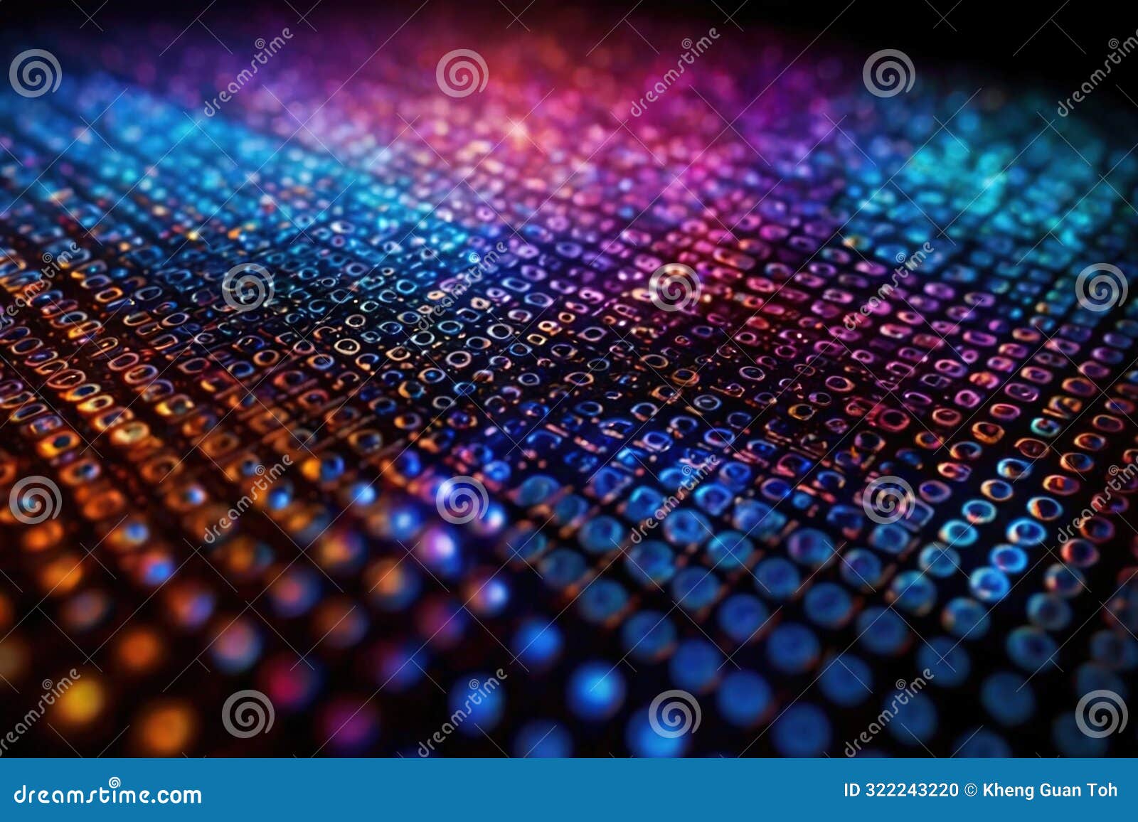 Colorful Technology Binary Matrix Code Abstract Wallpaper Patern ...