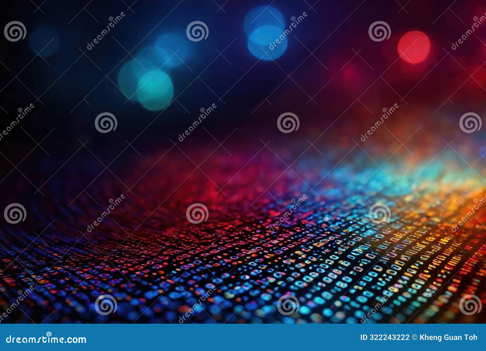 Colorful Technology Binary Matrix Code Abstract Wallpaper Patern ...