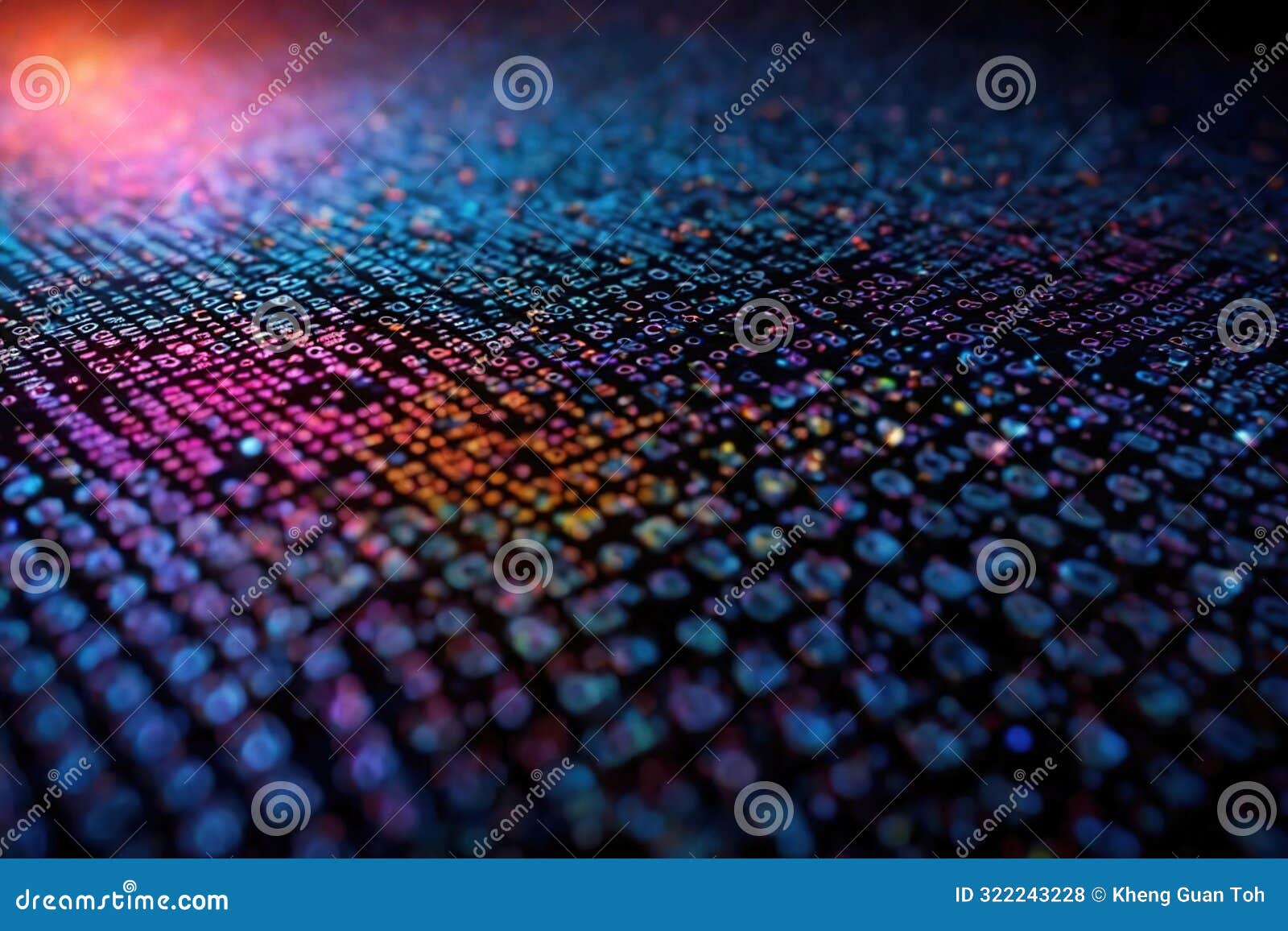 Colorful Technology Binary Matrix Code Abstract Wallpaper Patern ...