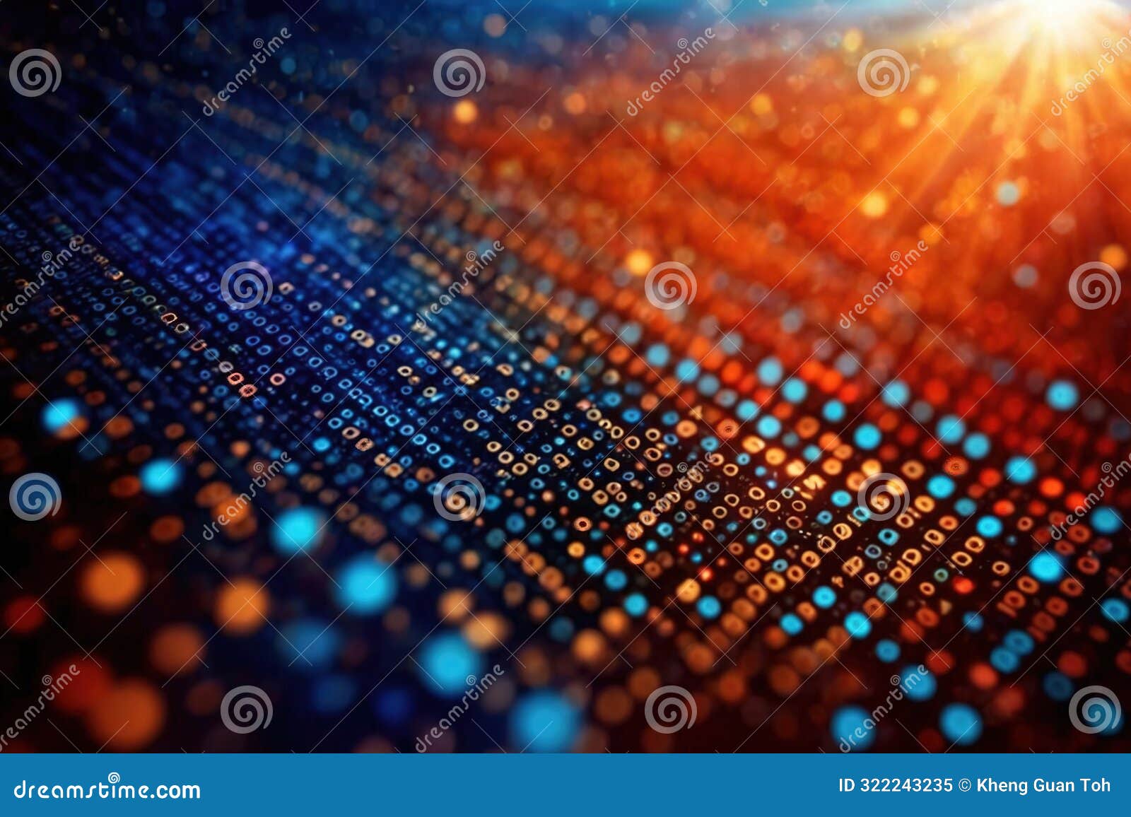 Colorful Technology Binary Matrix Code Abstract Wallpaper Patern ...