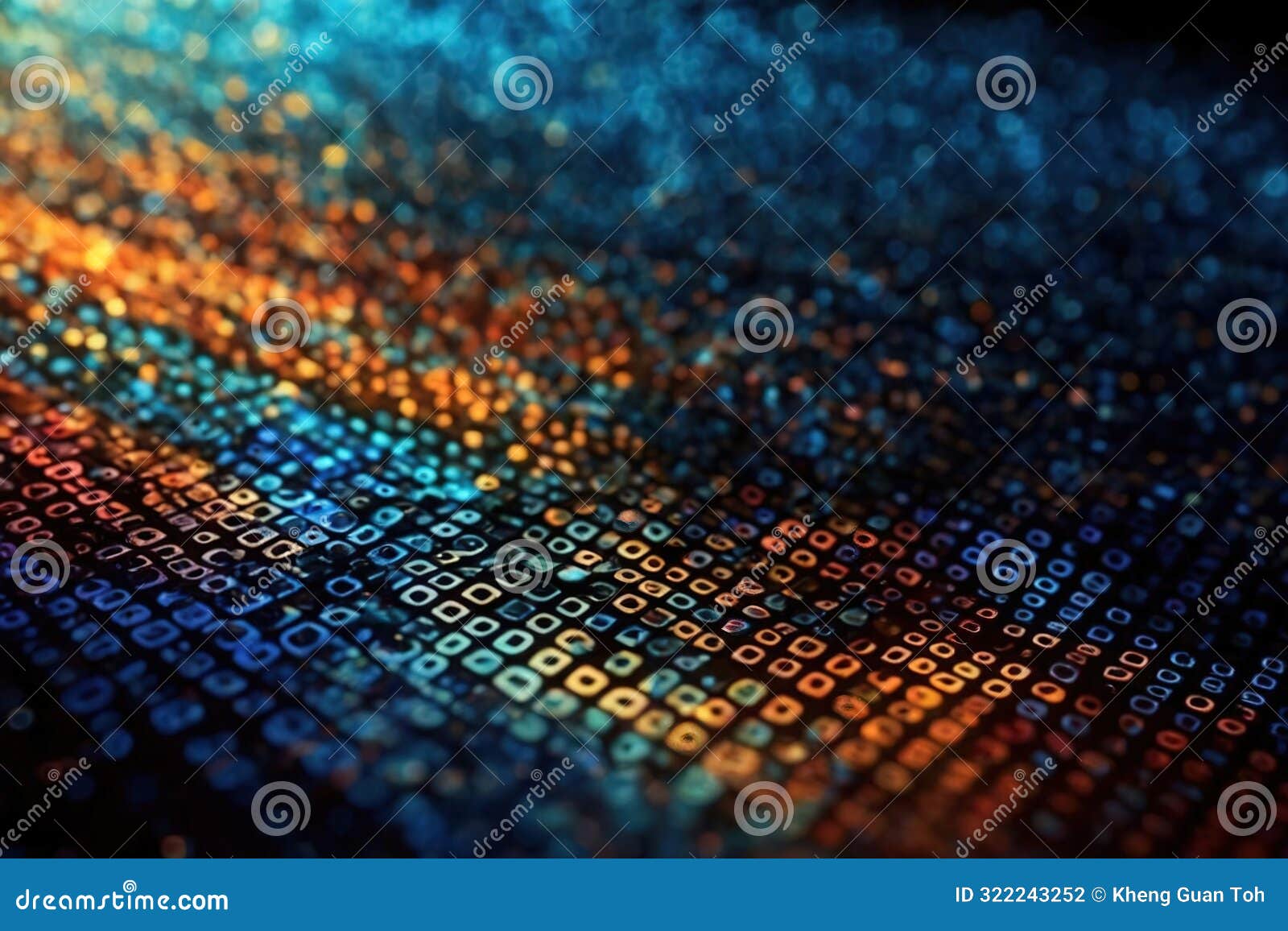 Colorful Technology Binary Matrix Code Abstract Wallpaper Patern ...