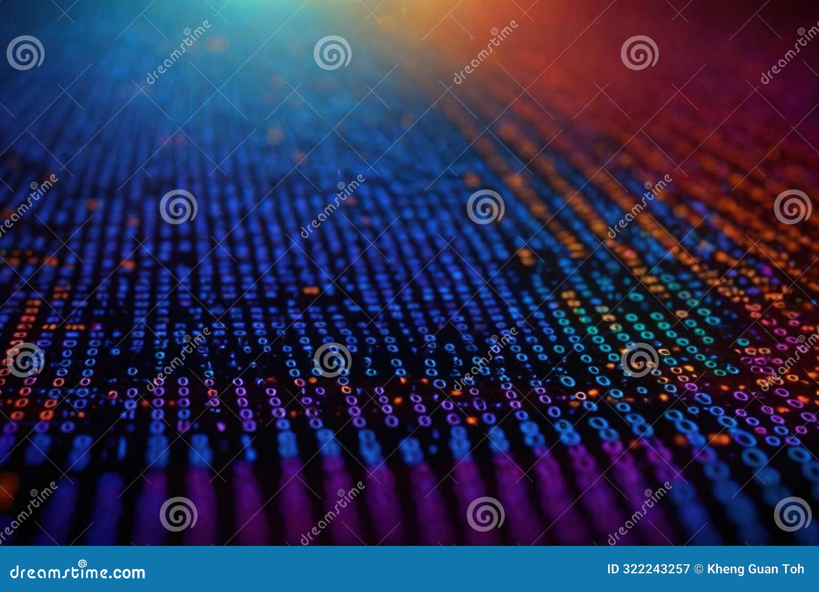 Colorful Technology Binary Matrix Code Abstract Wallpaper Patern ...