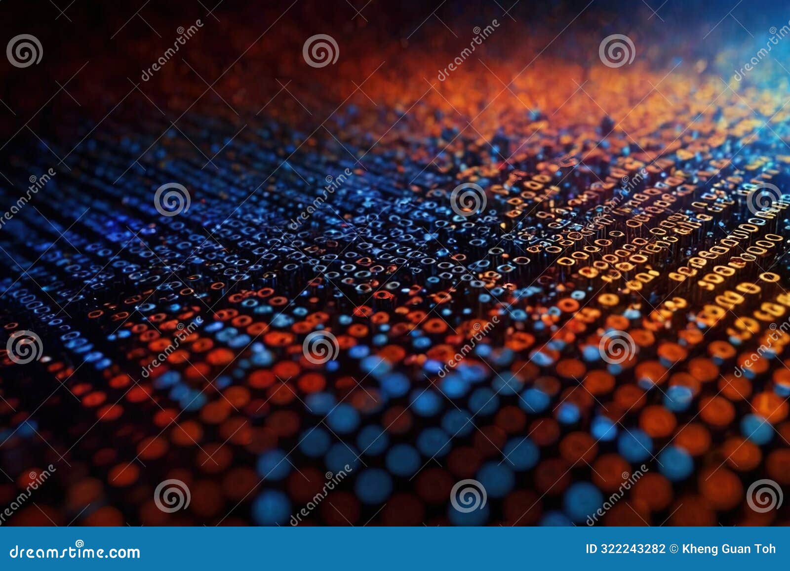 Colorful Technology Binary Matrix Code Abstract Wallpaper Patern ...
