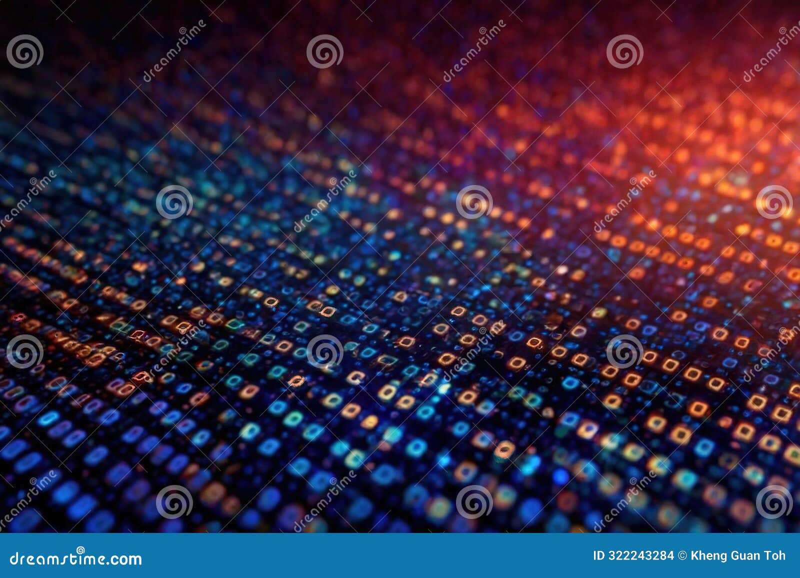 Colorful Technology Binary Matrix Code Abstract Wallpaper Patern ...