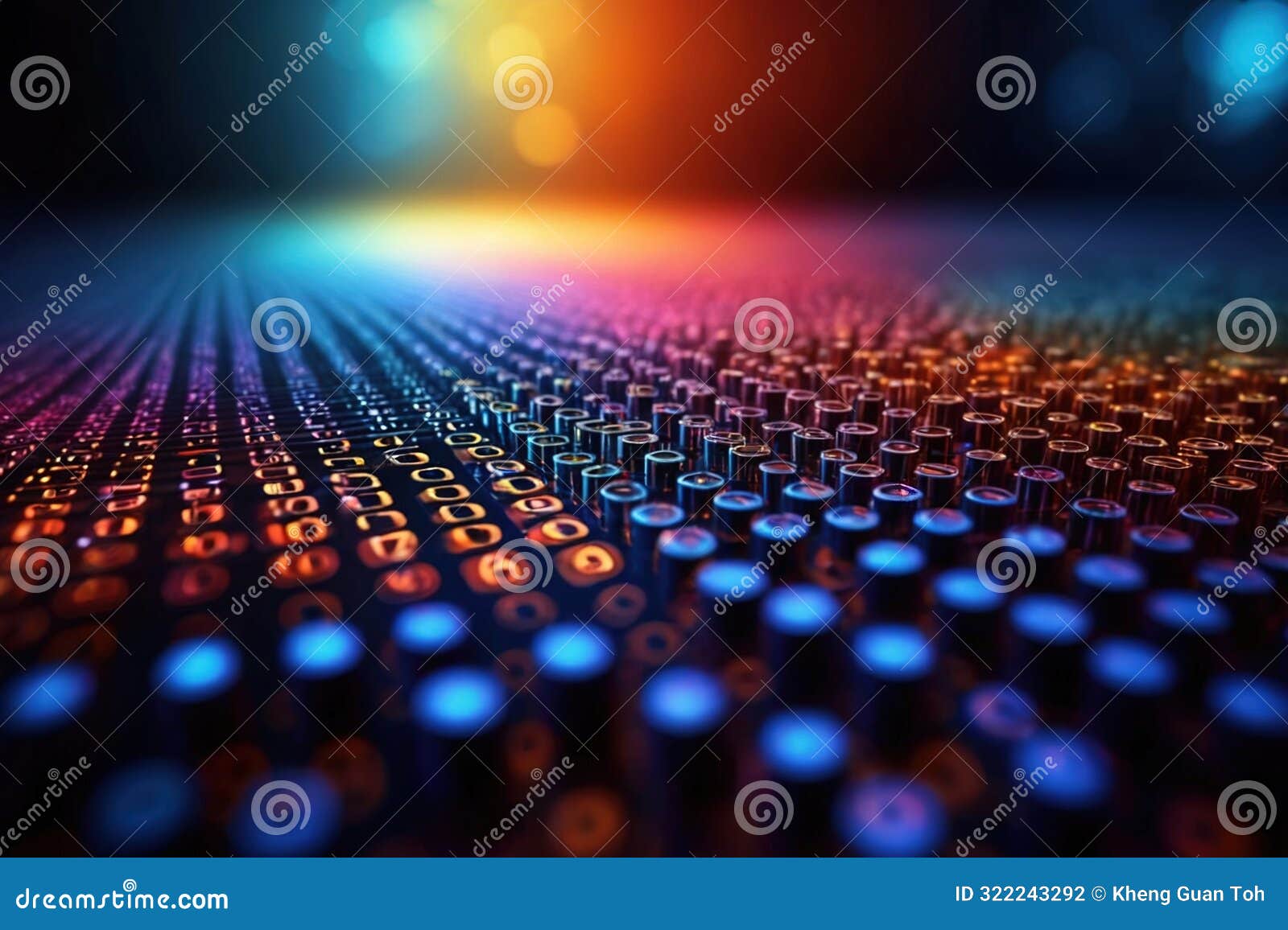 Colorful Technology Binary Matrix Code Abstract Wallpaper Patern ...