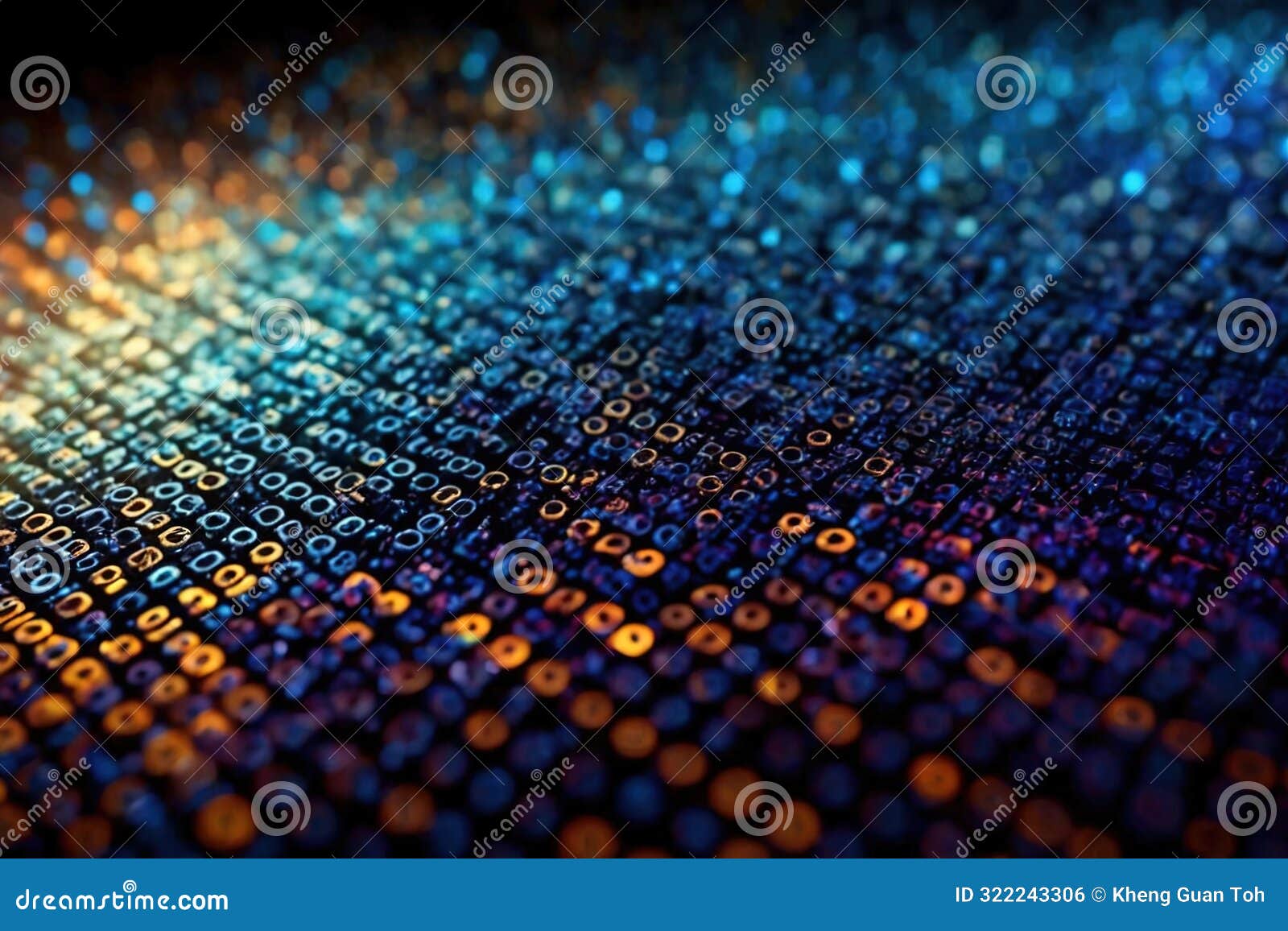 Colorful Technology Binary Matrix Code Abstract Wallpaper Patern ...