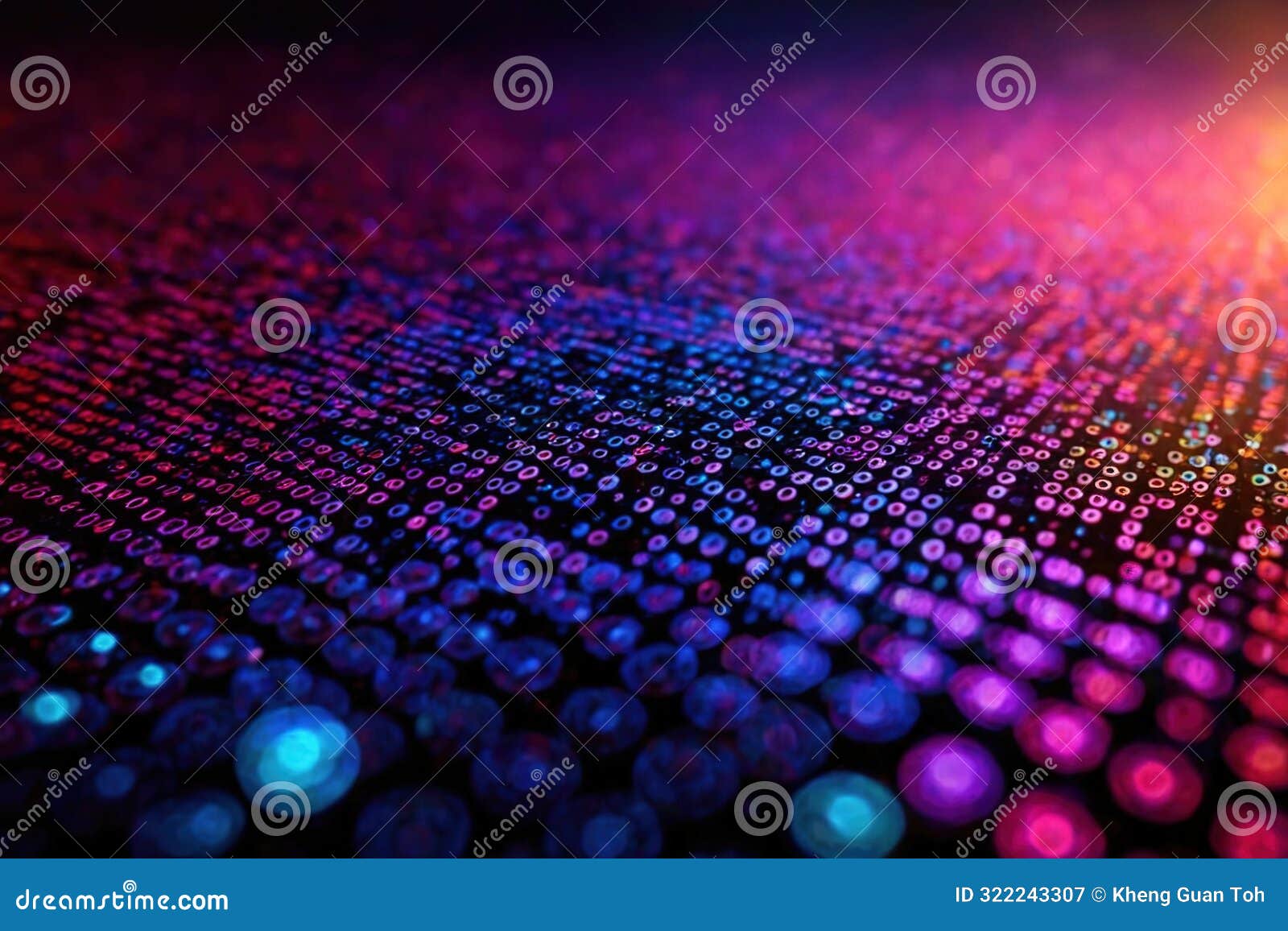 Colorful Technology Binary Matrix Code Abstract Wallpaper Patern ...